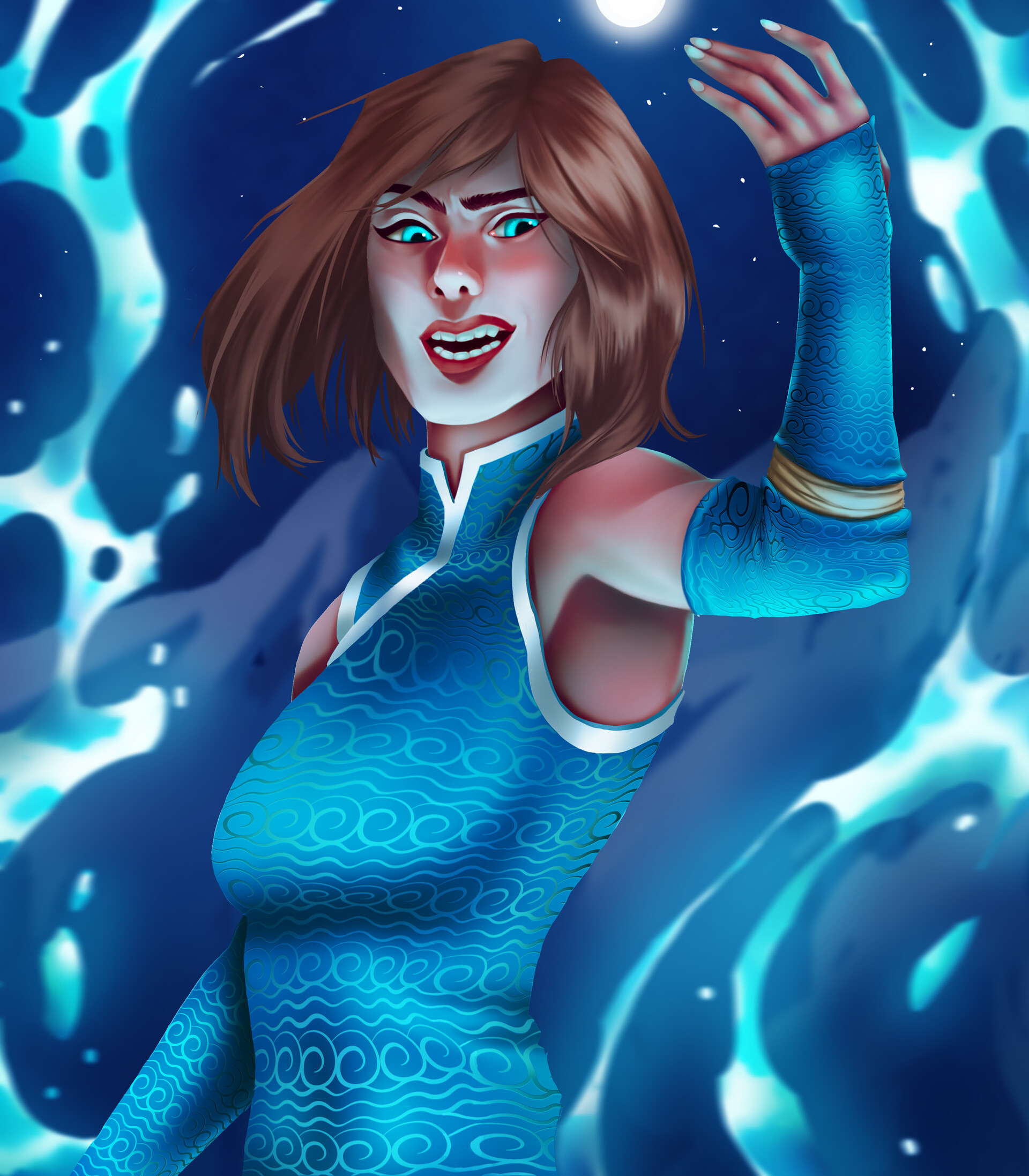 ArtStation - Avatar Korra Fan art