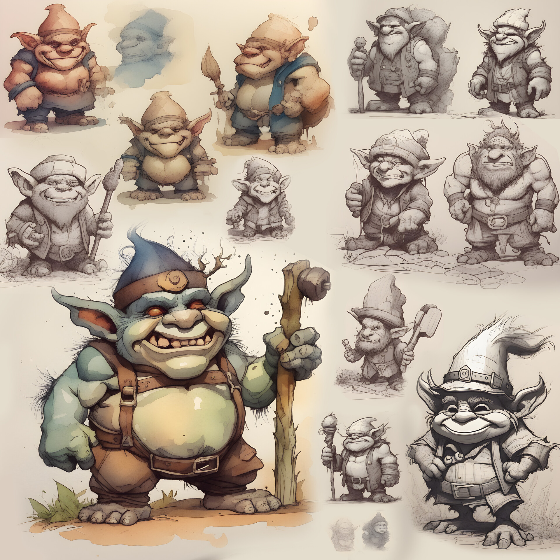 ArtStation - Troll Sketch