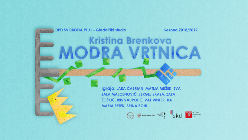 Patrik Komljenović - Poster for Modra vrtnica / The Blue Rose