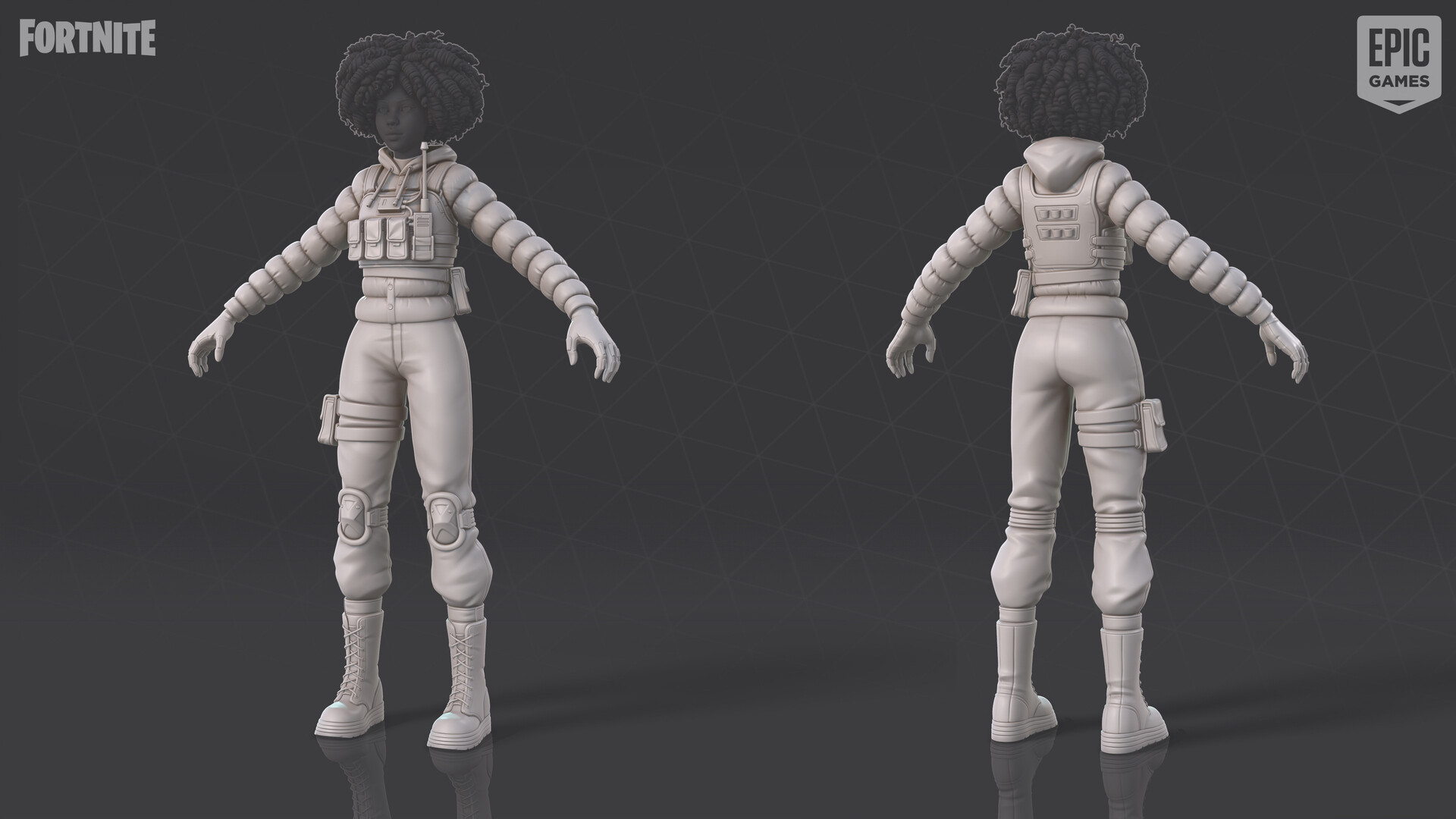 Zsolt Sulyok - Fortnite Battle Royale - "Snow Stealth Slone" Outfit