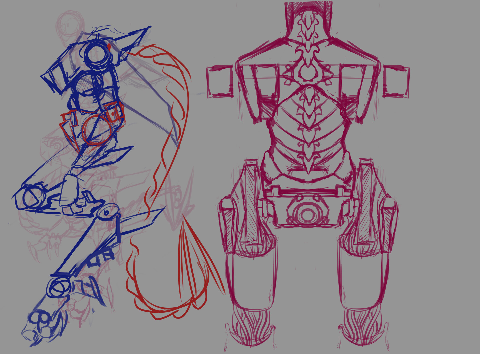 ArtStation - Concept art - Nyx Mecha WIP