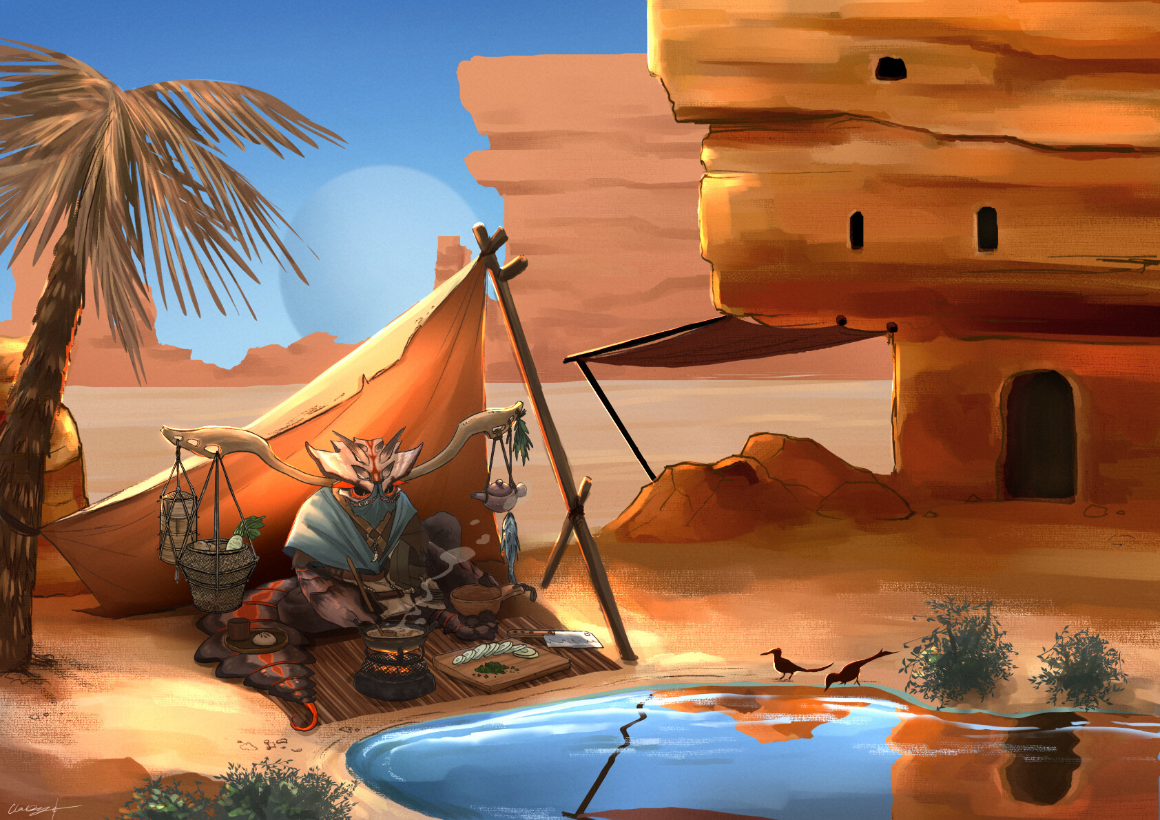 ArtStation - Alien Cook Splash