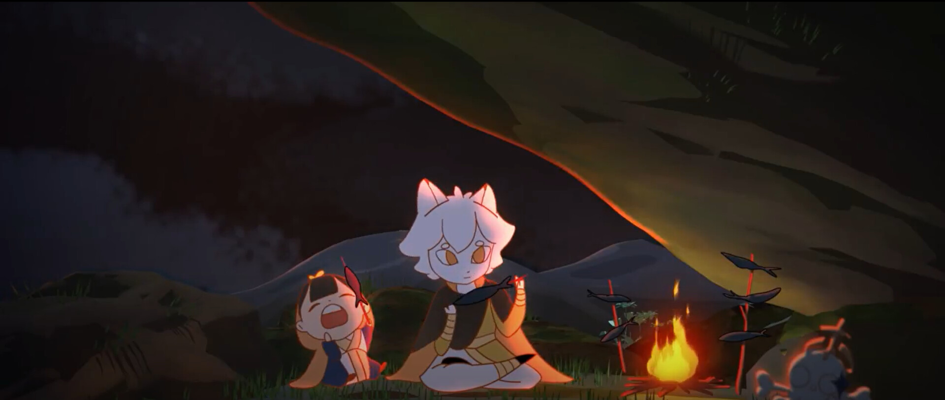 ArtStation - Camp Fire Rock