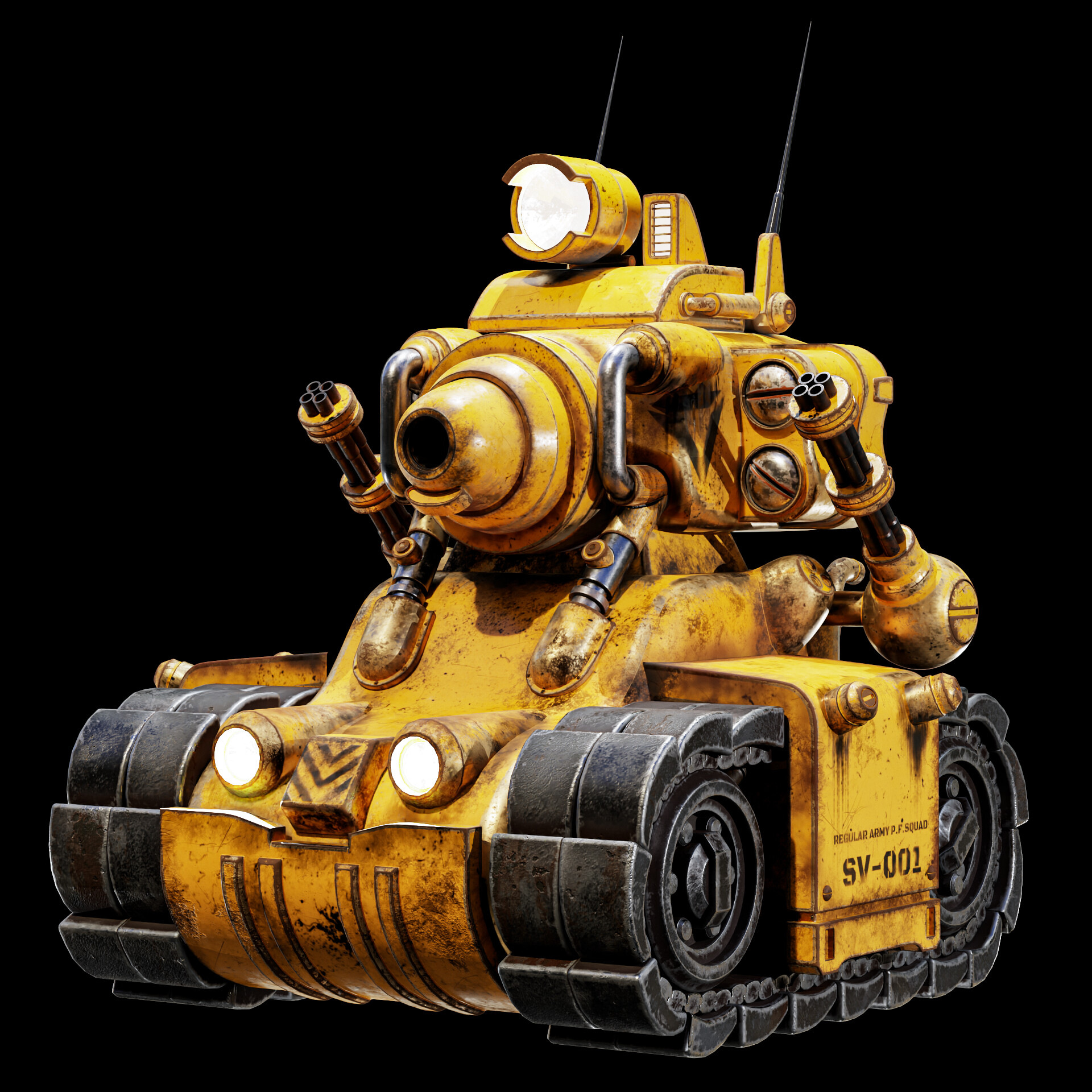 ArtStation - Metal Slug Tank