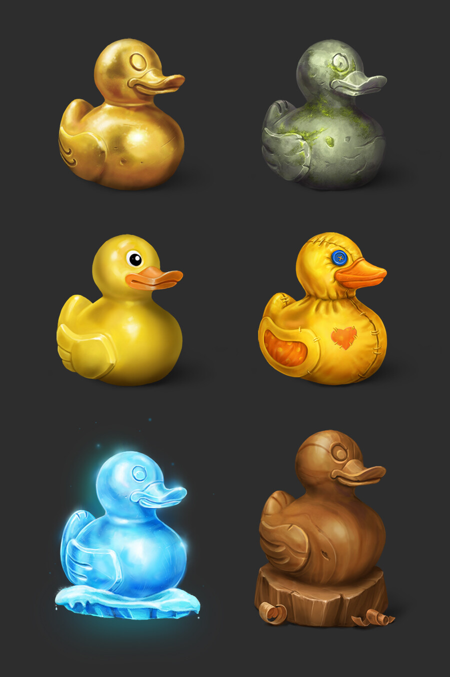 ArtStation - Textures of ducks