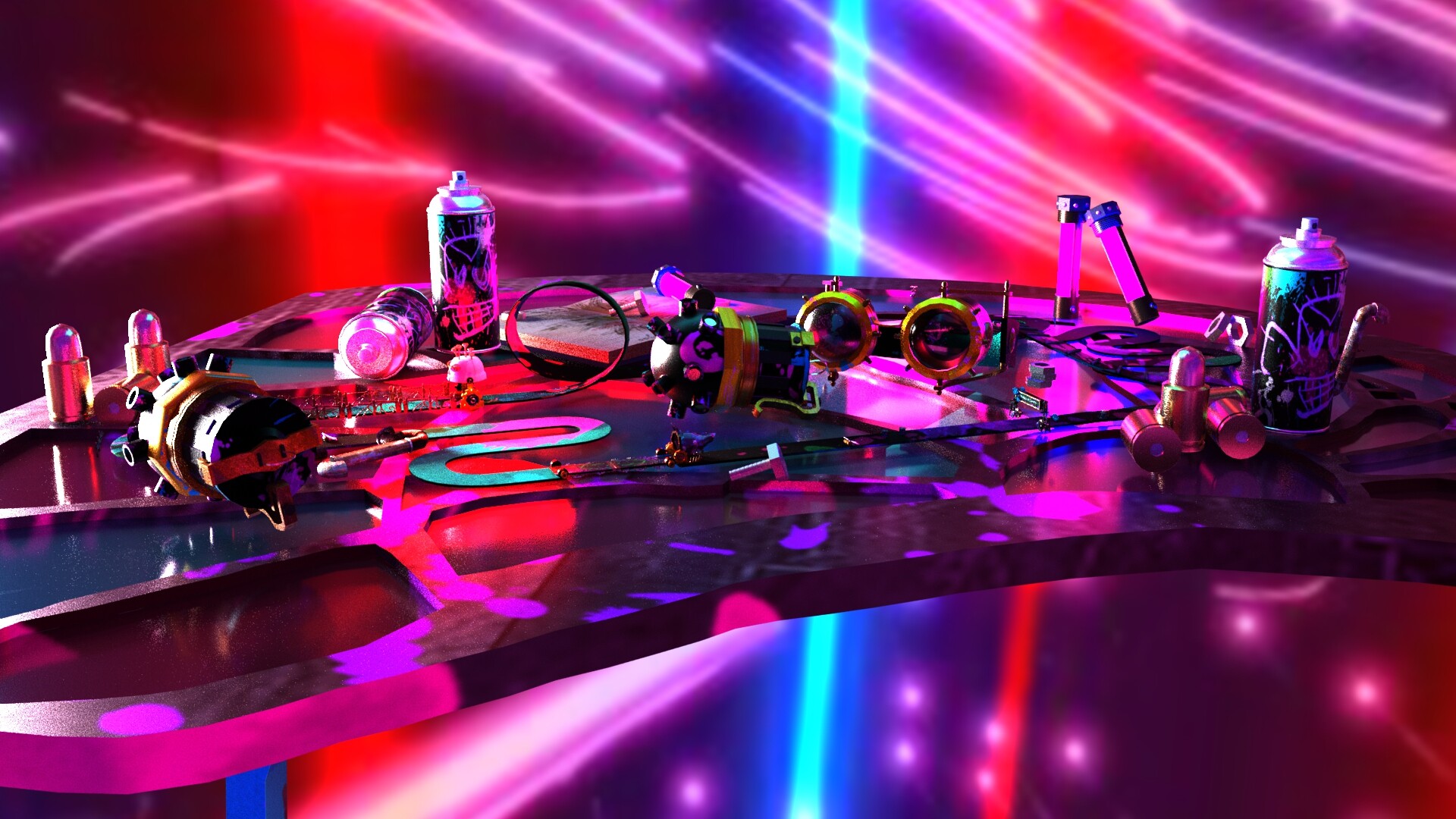 ArtStation - Steam Rock Race