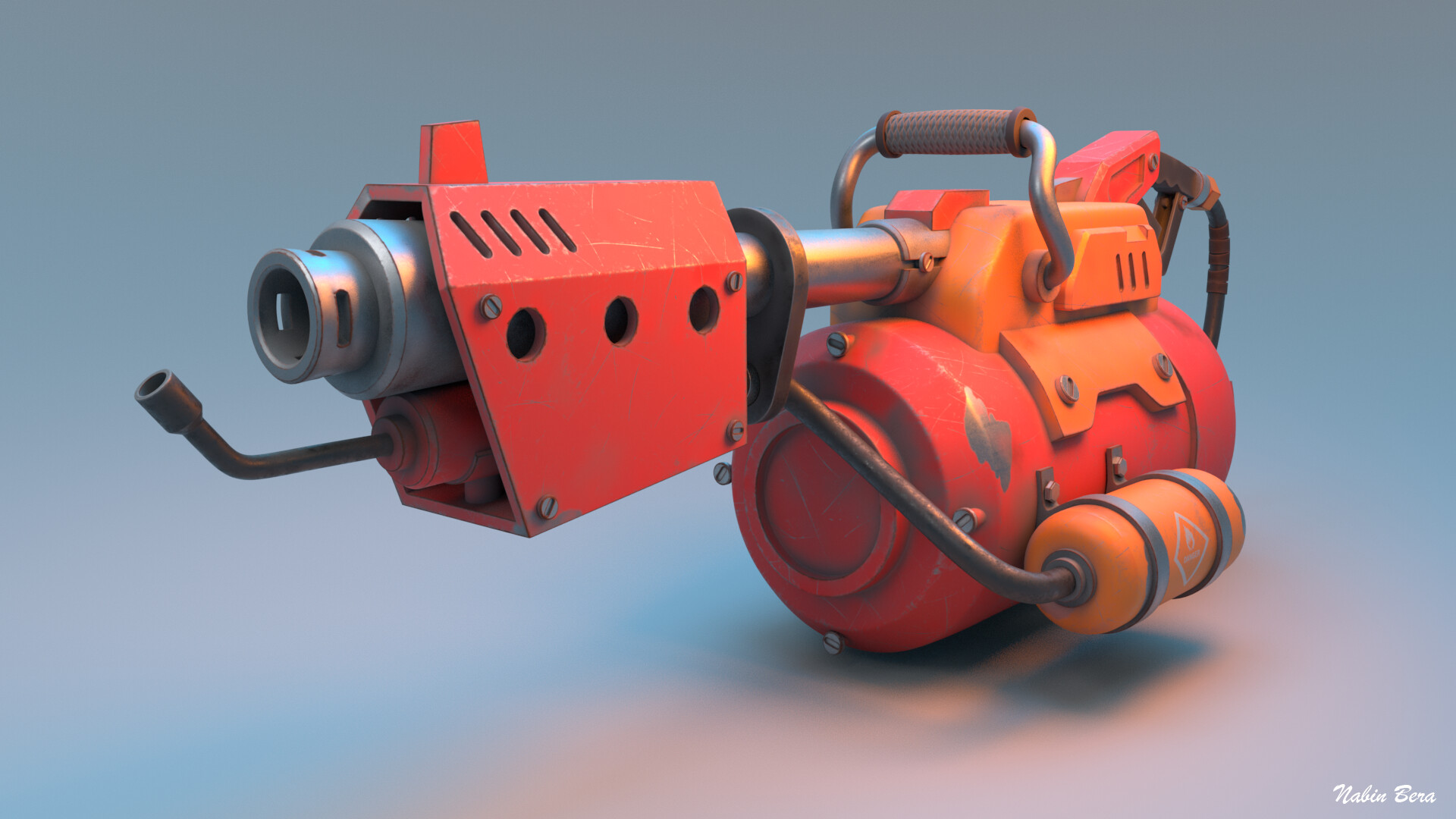 ArtStation - Flame Thrower