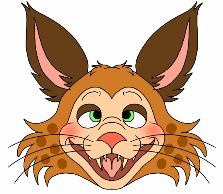 ArtStation - Bentley The Bobcat - Animatronic Face Concept