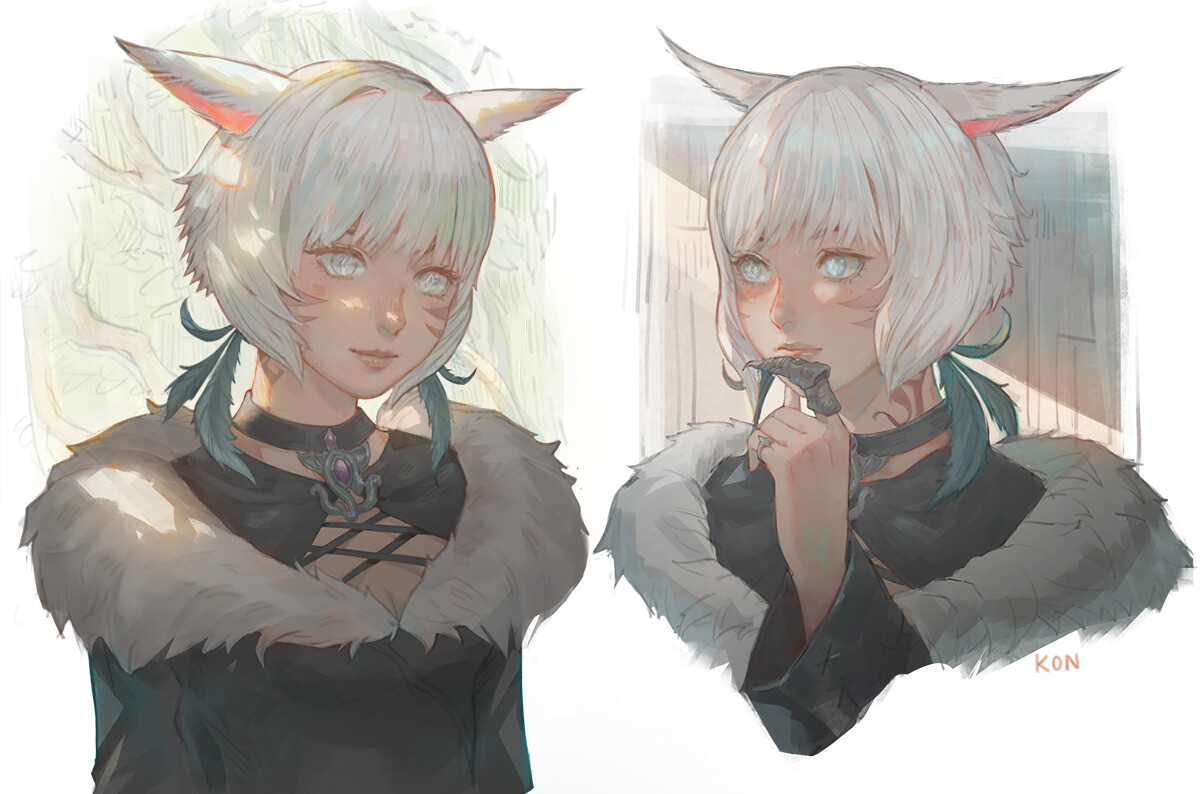 ArtStation - FF14 Sketches