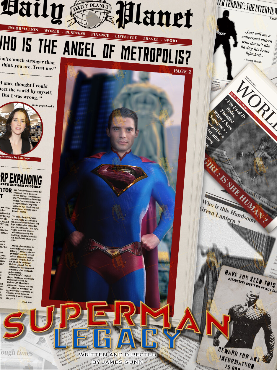 ArtStation - Superman Legacy - Movie Poster