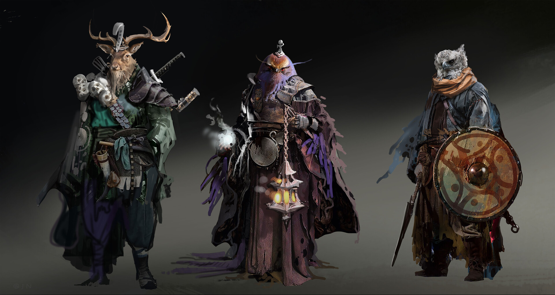 ArtStation - Fantasy character drawing