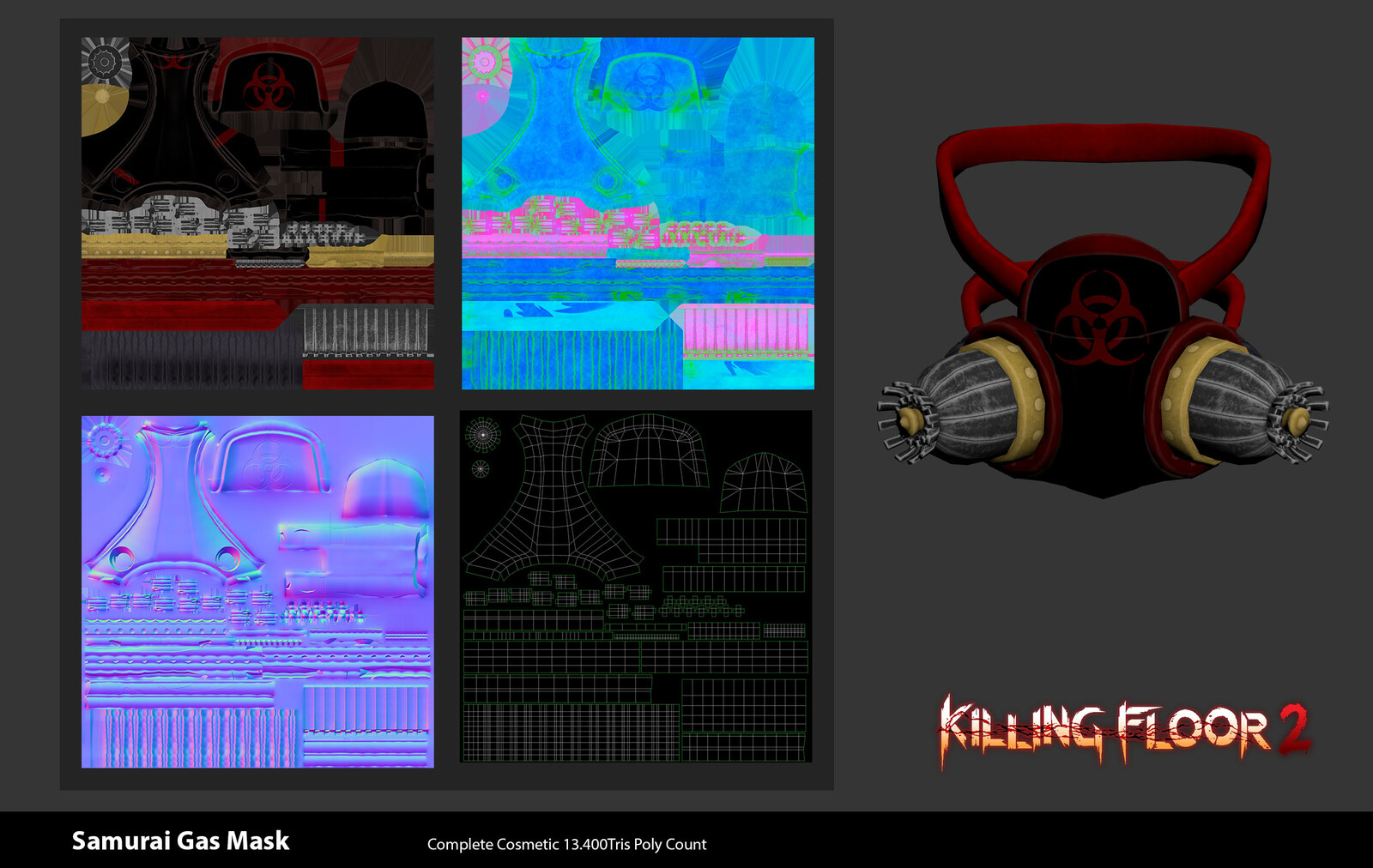 RedOrange - Samurai Gas Mask - Killing Floor 2