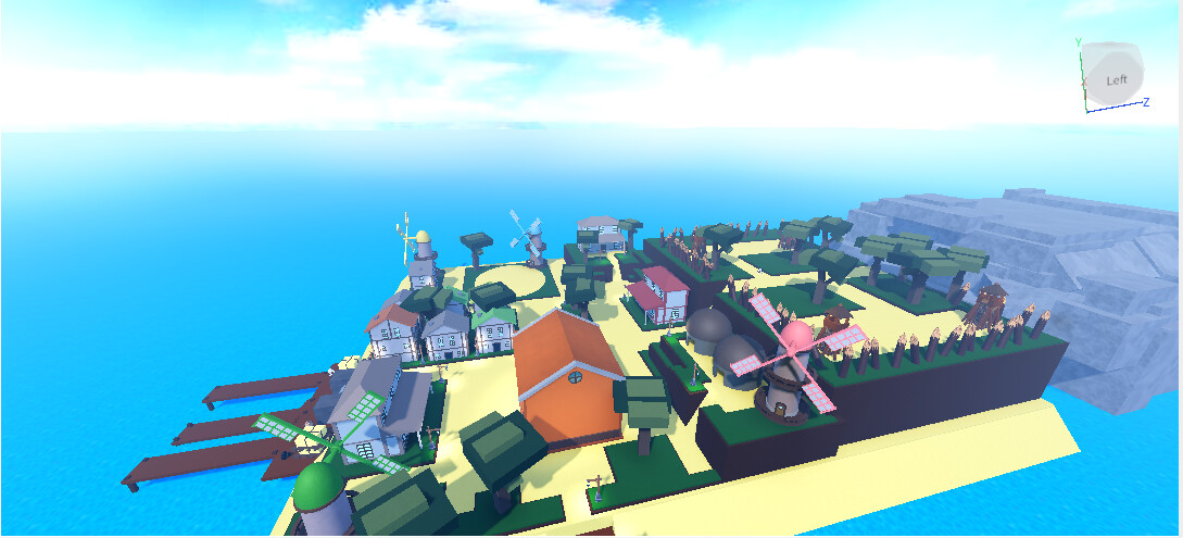 ArtStation - One Piece Foosha Village [Blocky]