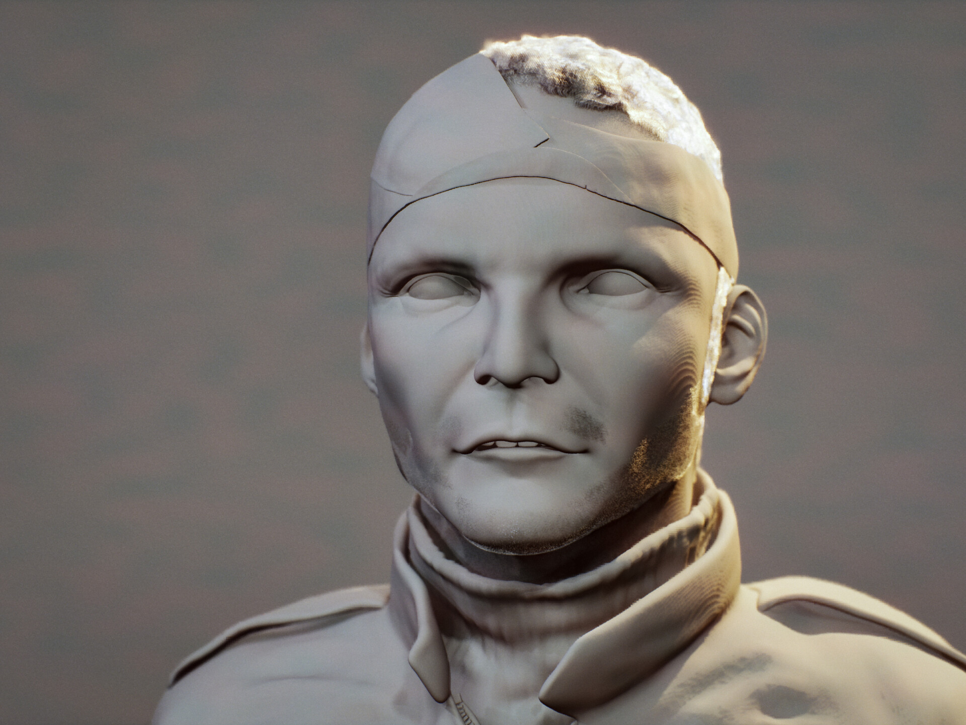 Michał Adamus - Niki Lauda 3D Portrait