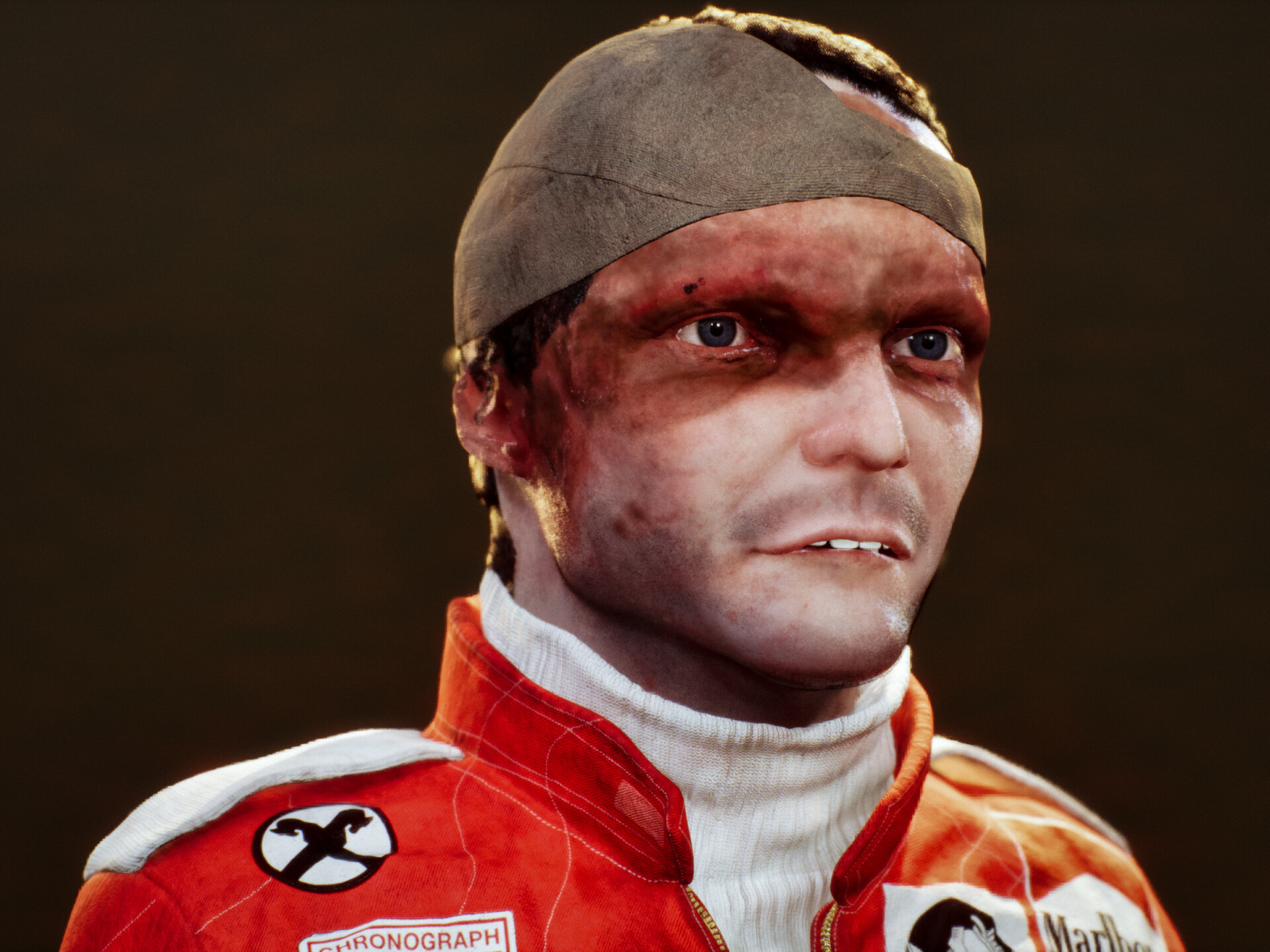 Michał Adamus - Niki Lauda 3D Portrait