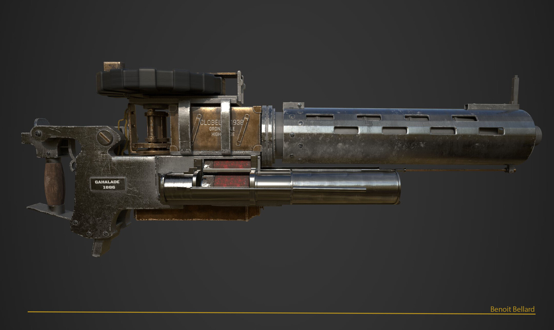 ArtStation - Fan art M86 Thermite Rifle -The Order 1886-