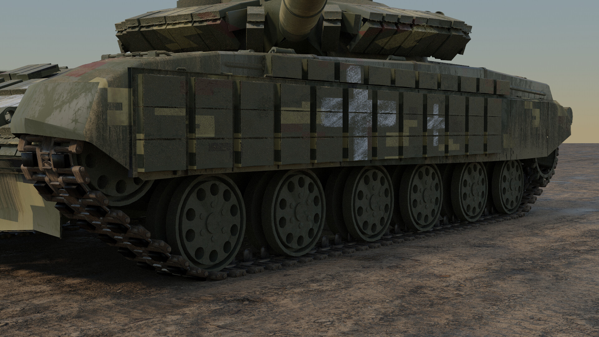 ArtKud - T-64BV version 2017 main battle tank
