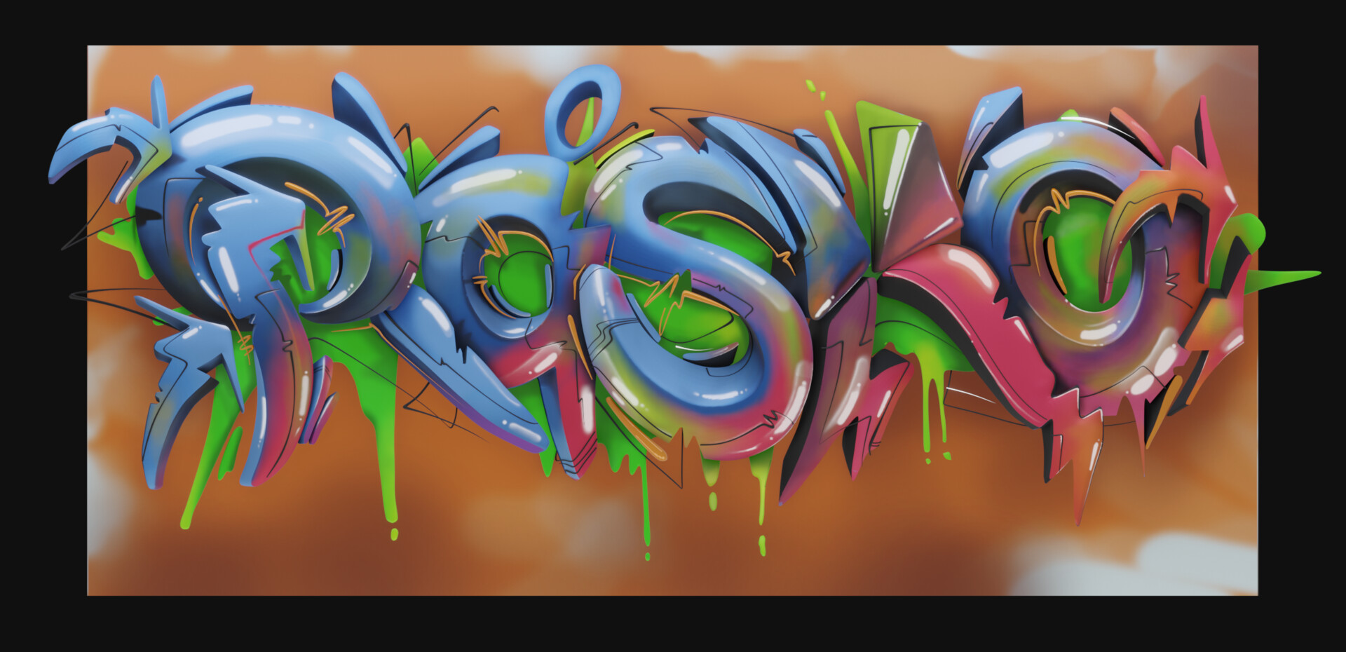 ArtStation - Граффити "Rasko"