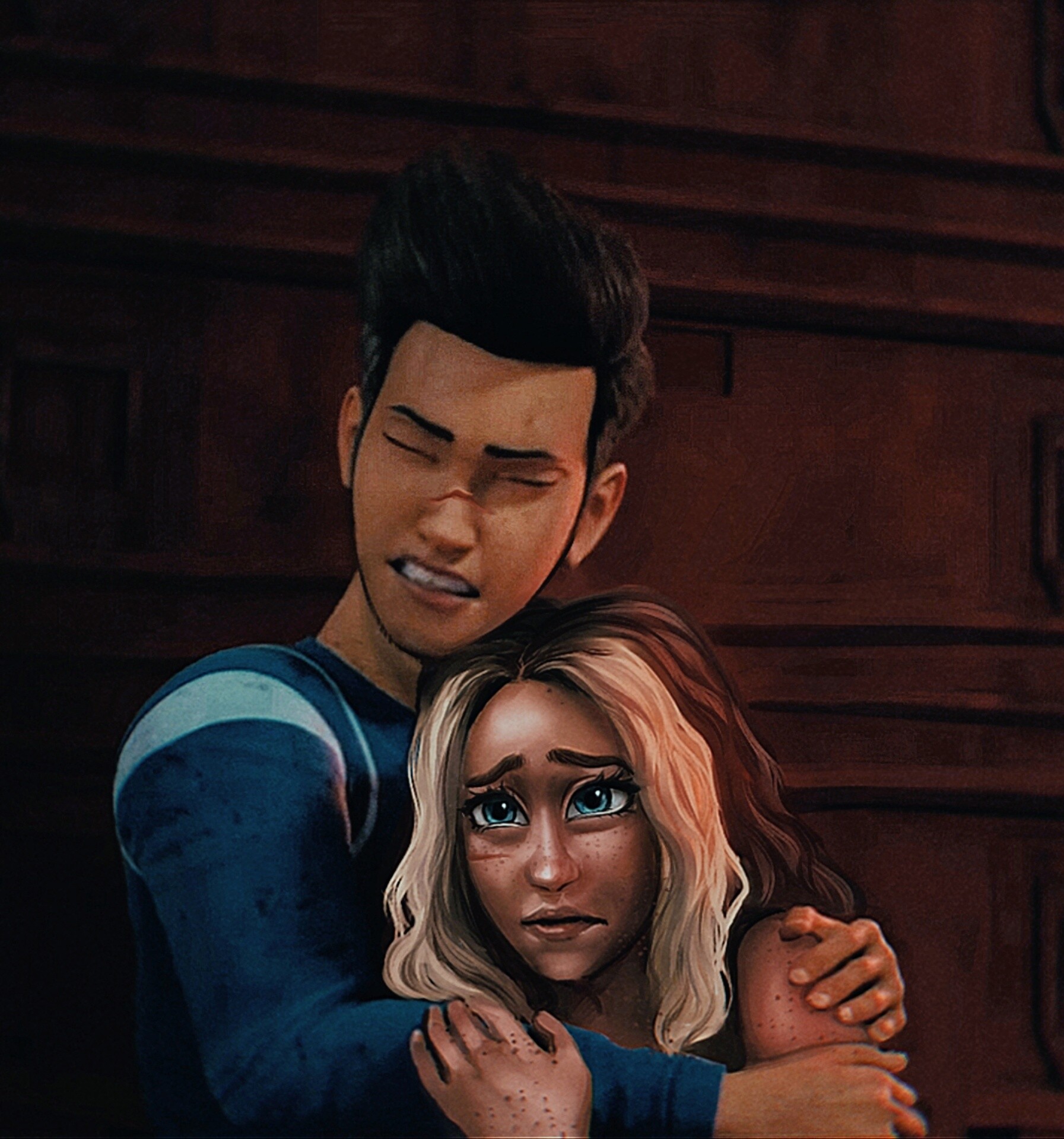 ArtStation - Camp Cretaceous Kenji and Helen