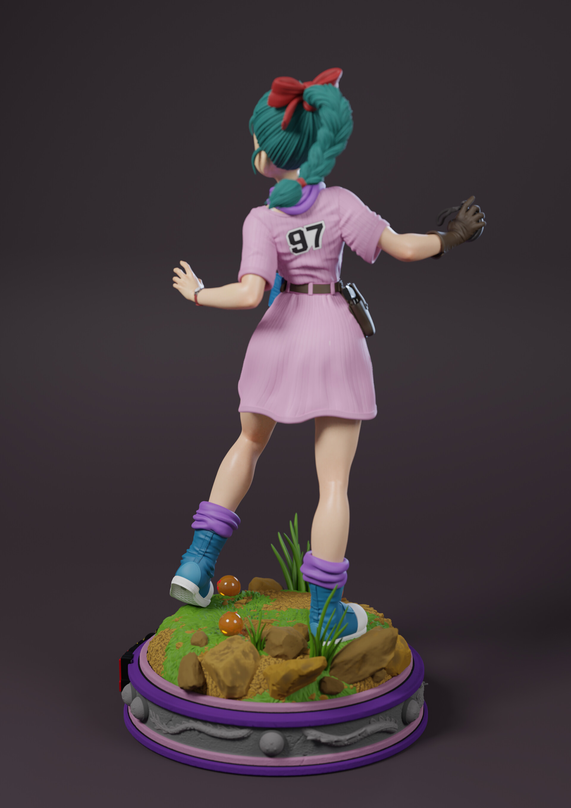 Pedro Benite - DBZ - Bulma Statue