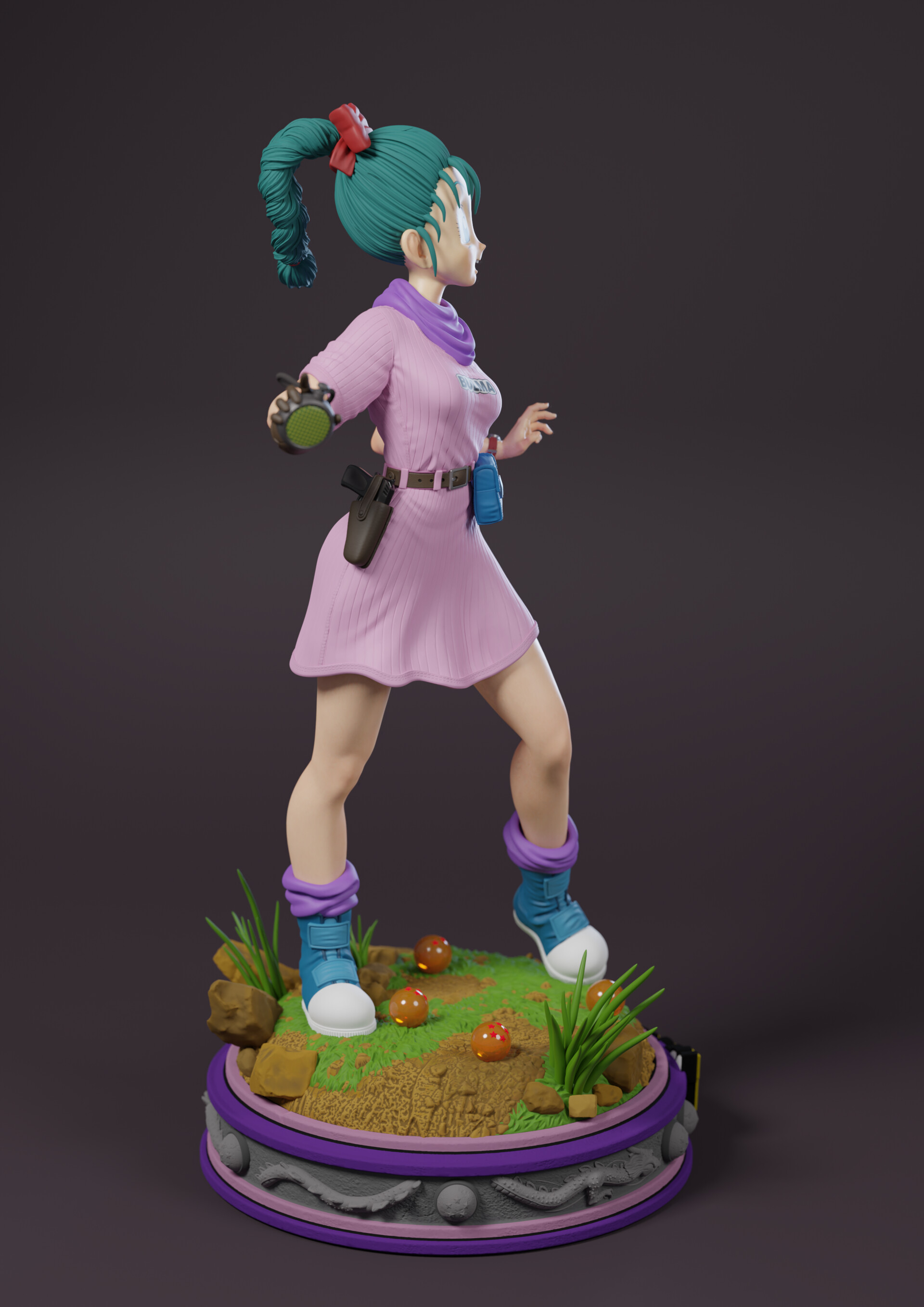 Pedro Benite - DBZ - Bulma Statue