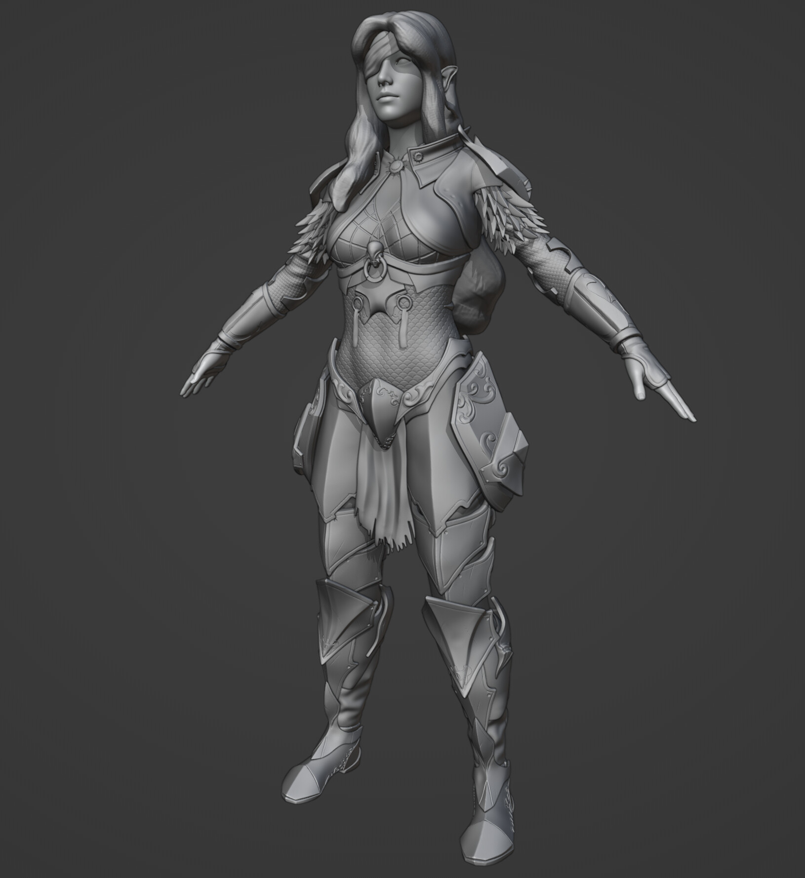 ArtStation - Female Elf Armor