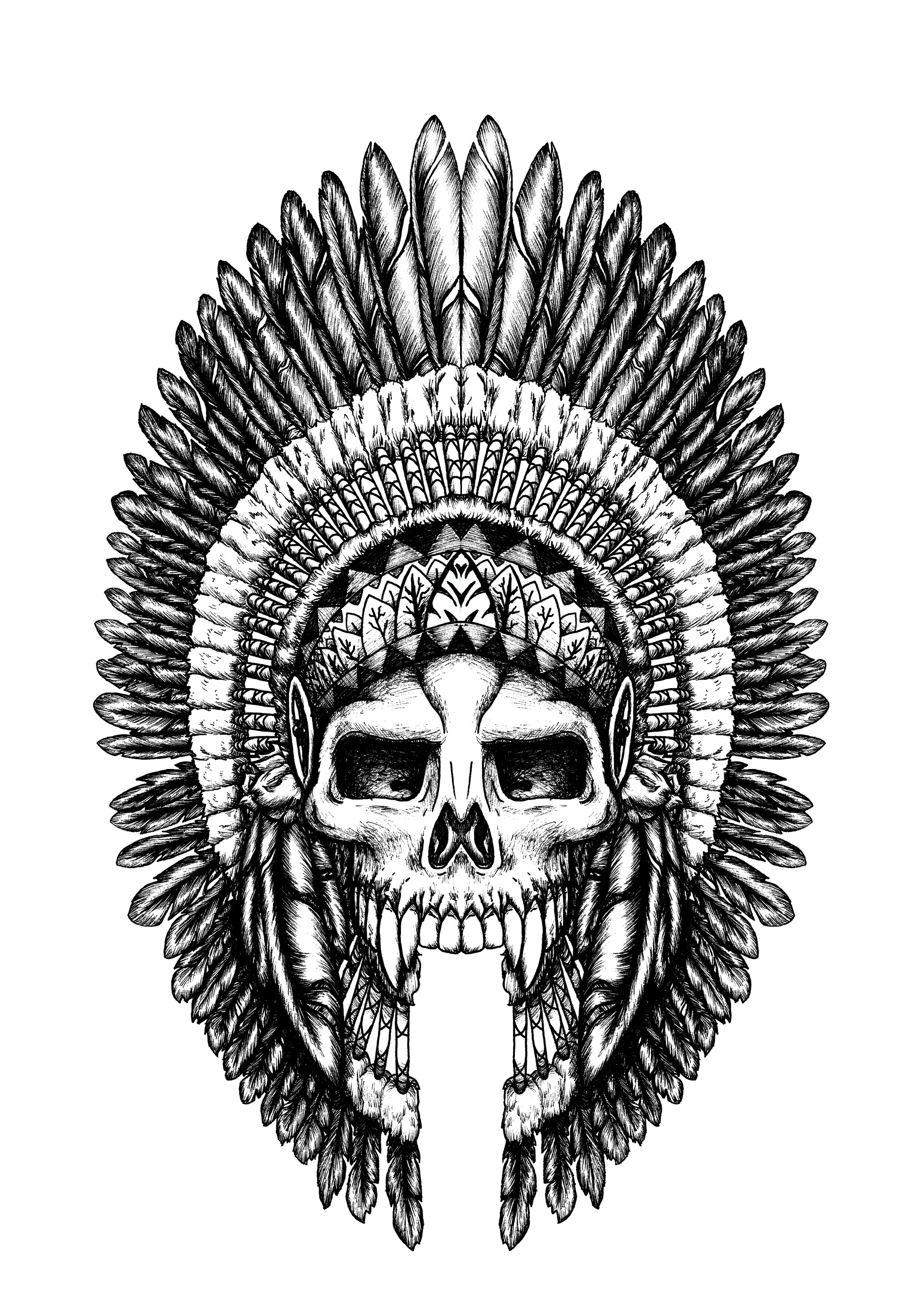 ArtStation - Skull tattoo