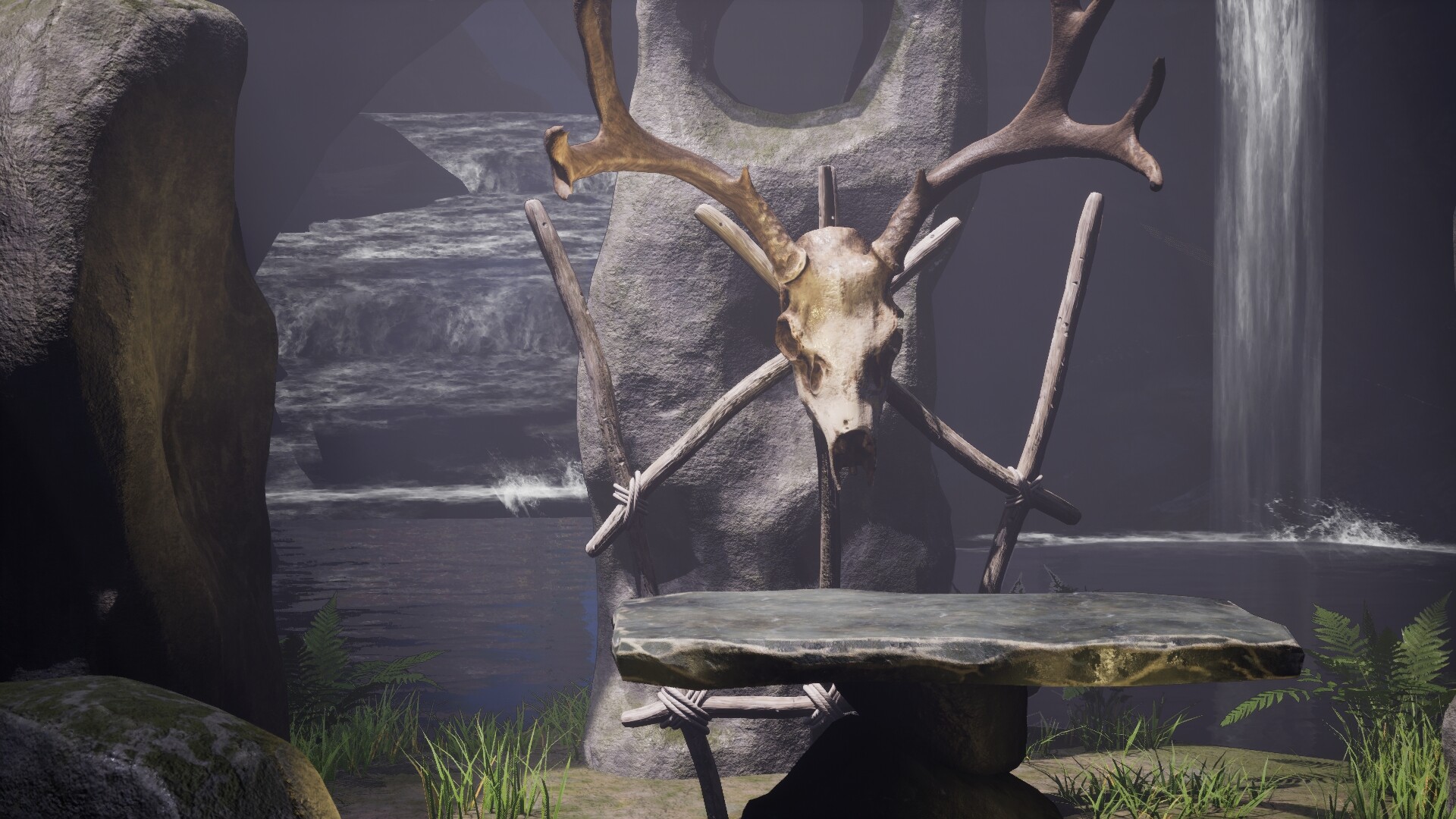 ArtStation - Ritual Cave - WIP