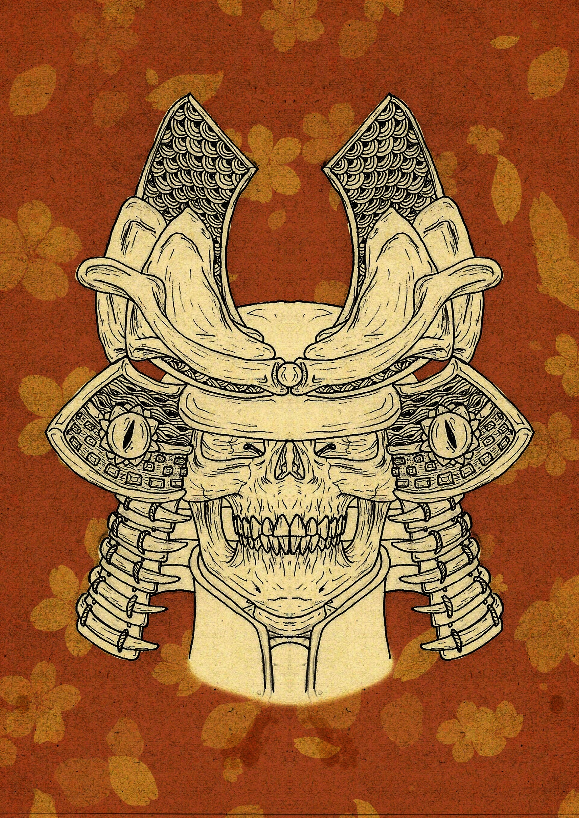 ArtStation - Układ kostno-szkieletowy: czaszka samuraja / Skeletal-bone ...