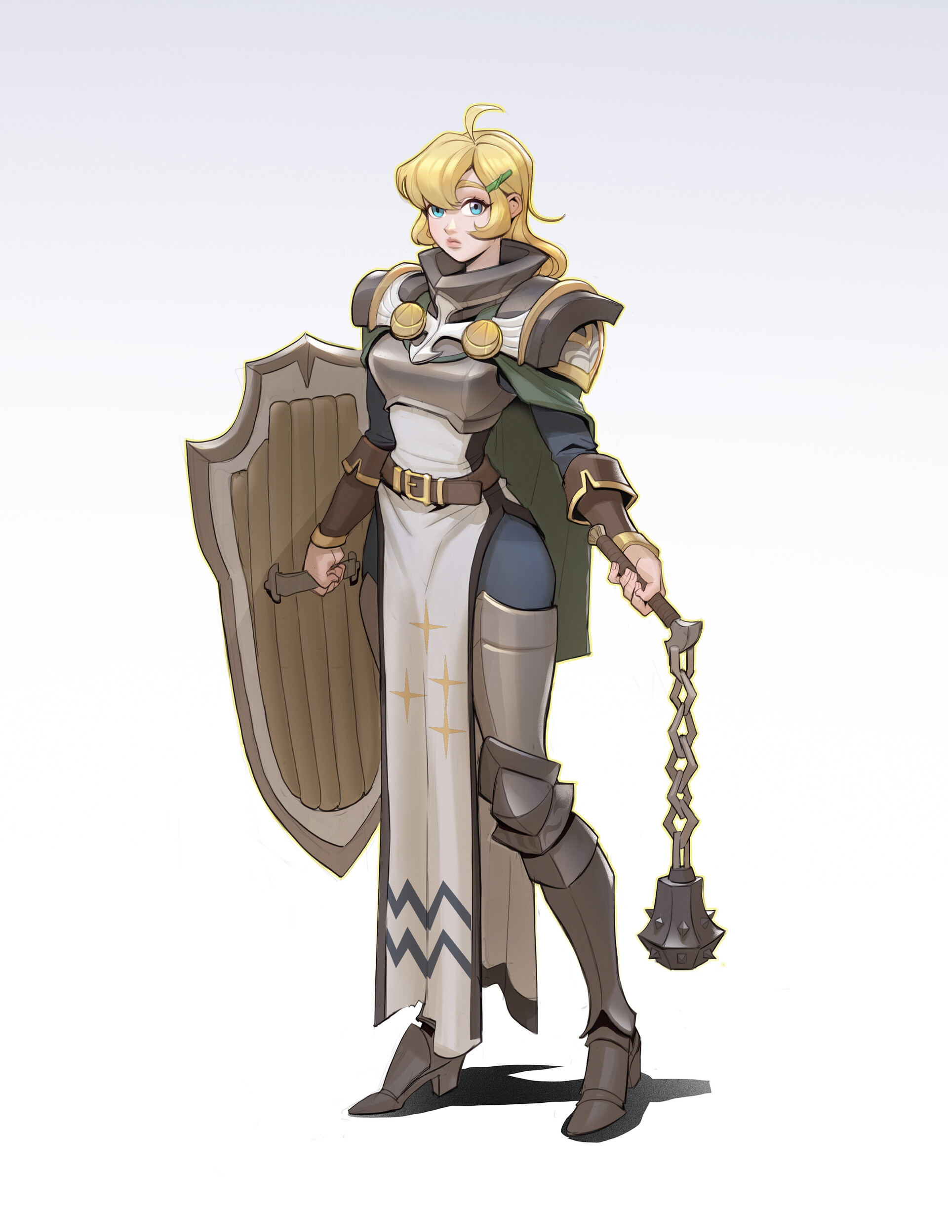 ArtStation - shield girl