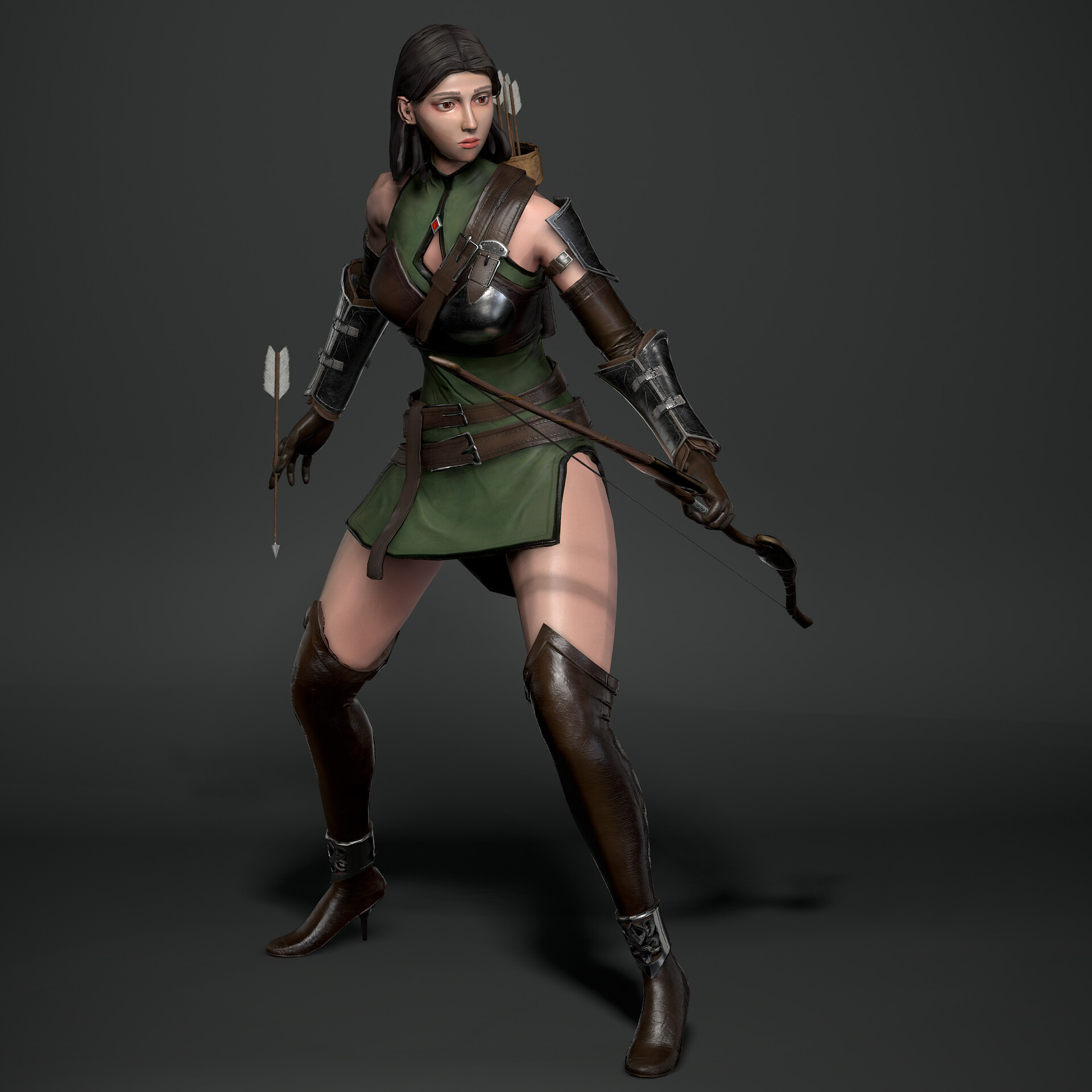 ArtStation - Archer Character Concept (For Game)