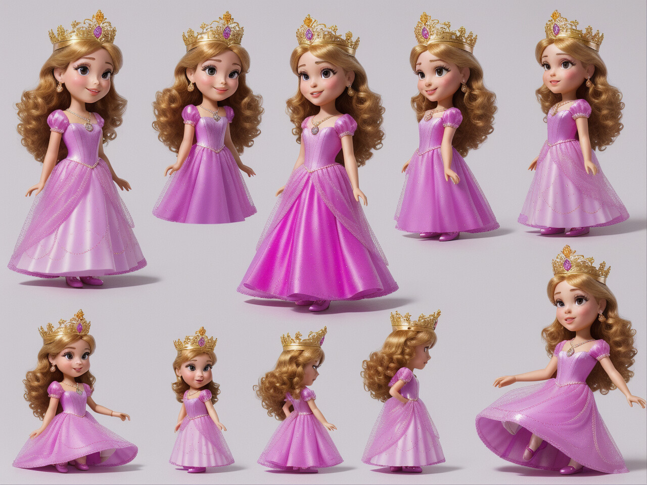 ArtStation - CGI Cartoon Princess Character Designs