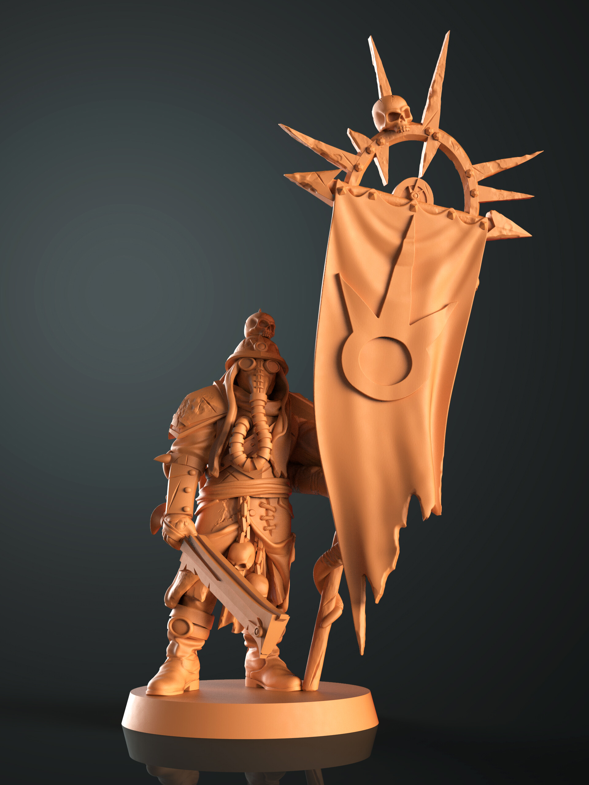 ArtStation - Banner Bearer - Fallen Regiments