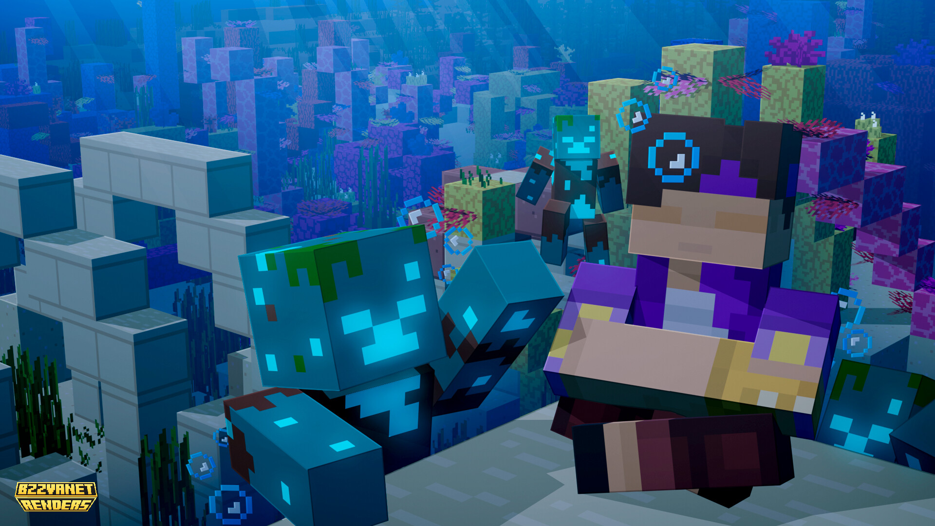 ArtStation - Aquatic Art | Minecraft Art