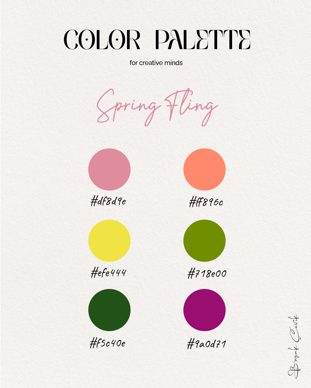 ArtStation - Color Palette.02.Spring Fling