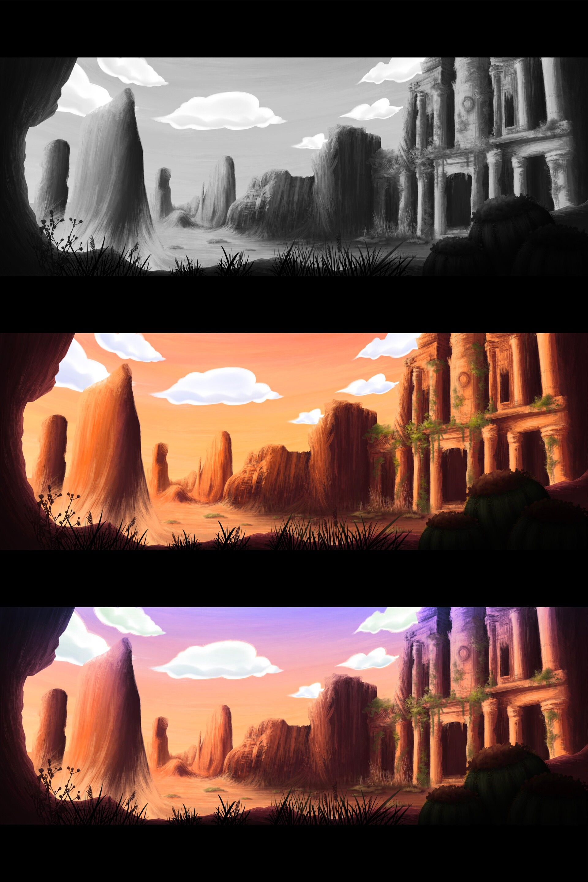 ArtStation - Ancient Desert Ruins