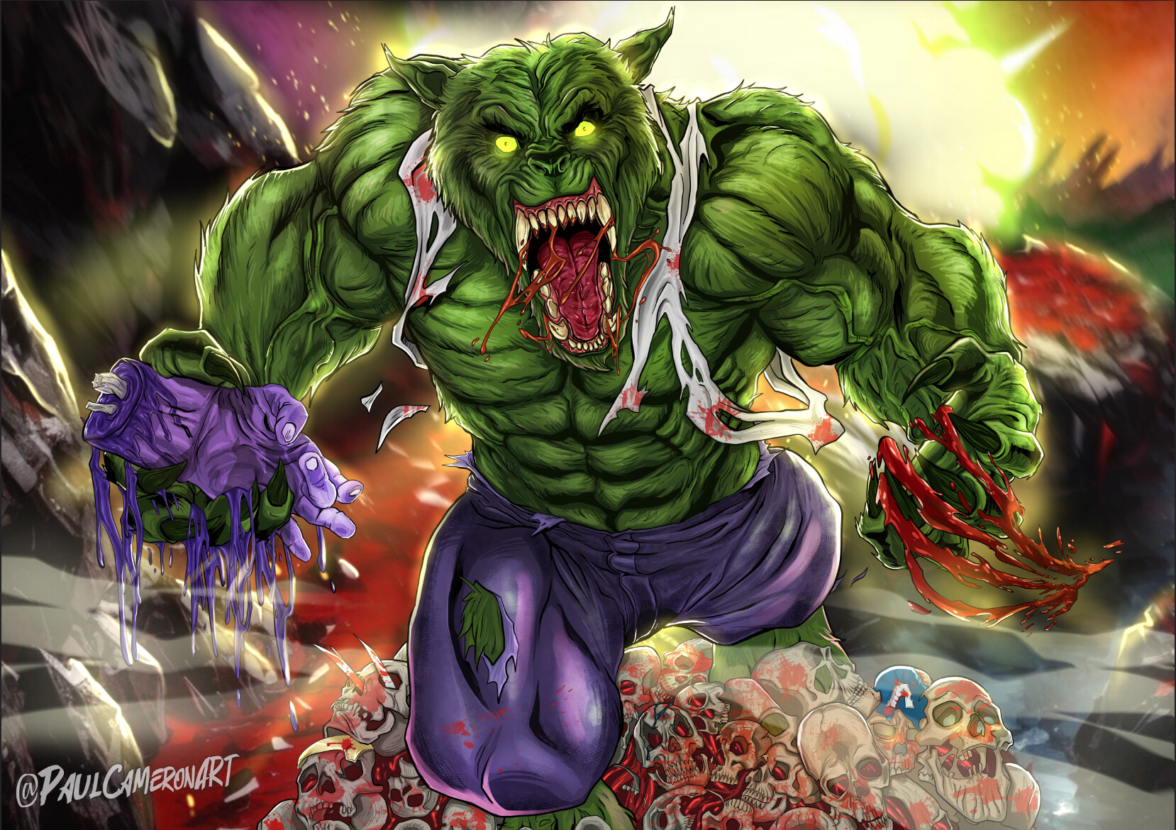 ArtStation - Hulk-Wolf!