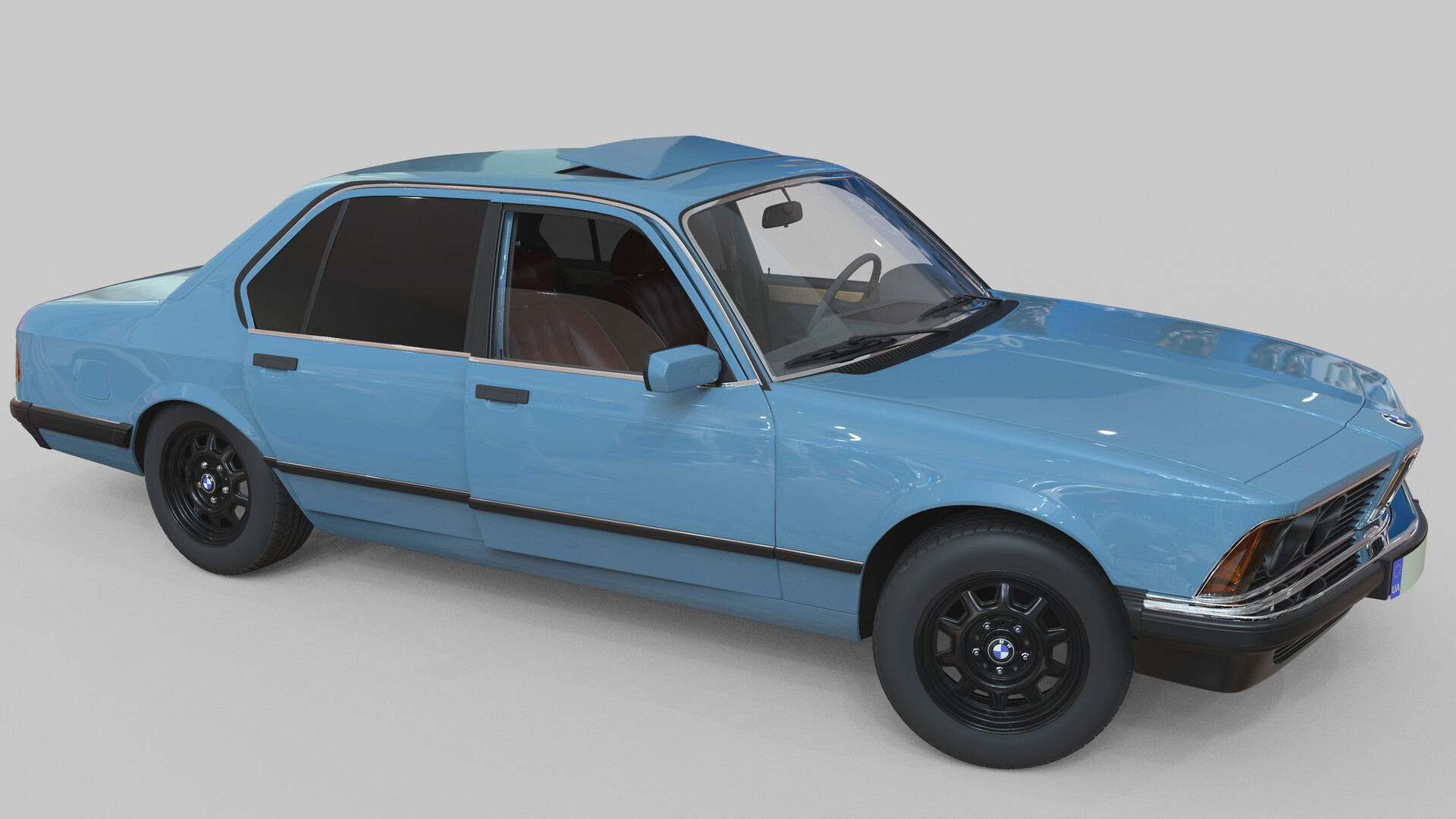 ArtStation - BMW E23 728i - 7 series