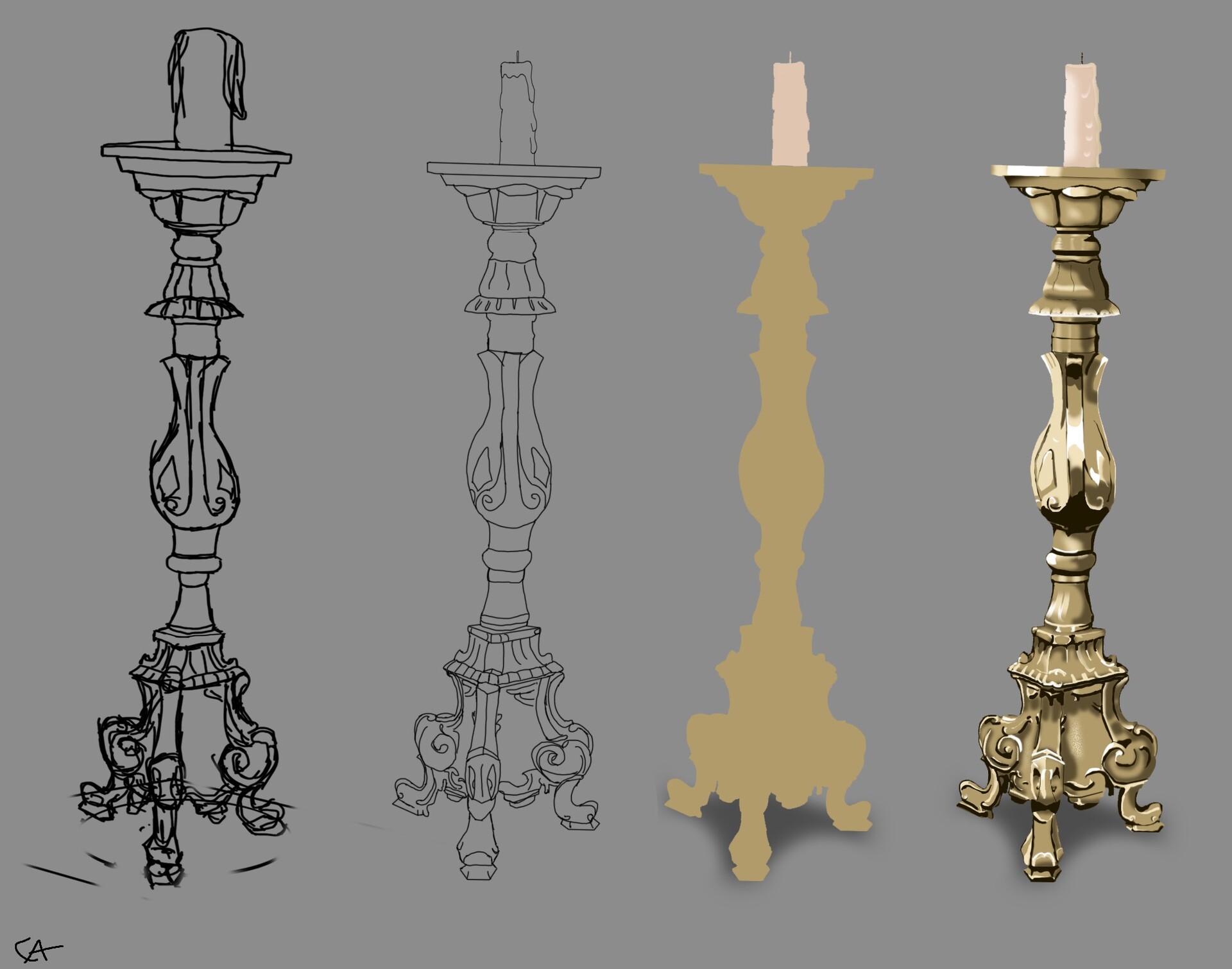 ArtStation - Candelabrador concept art