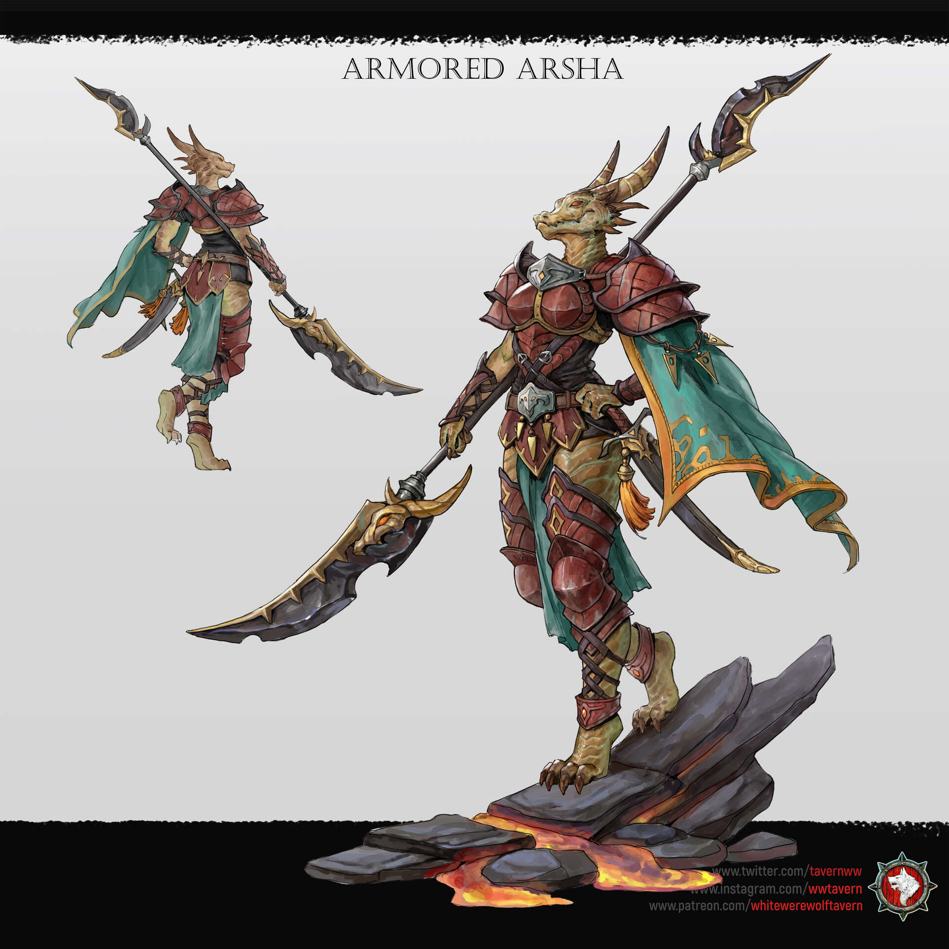 Armored Arsha by Ekaterina Mikhailova : r/ImaginaryDragons