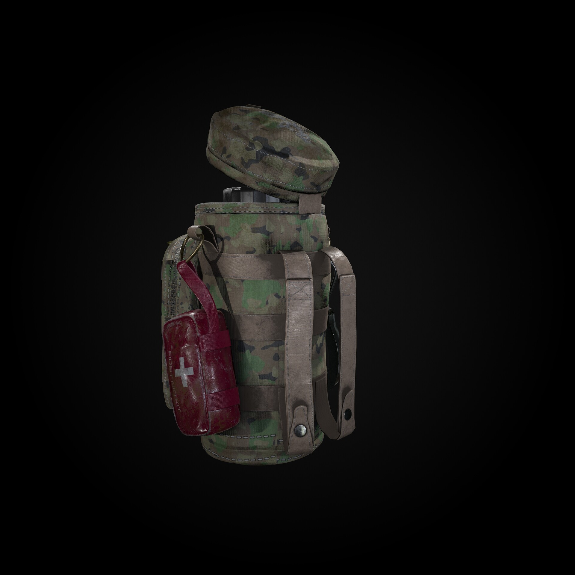 Hanan Haider - Military Water Bottle Pouch with First Aid Kit | Game ...