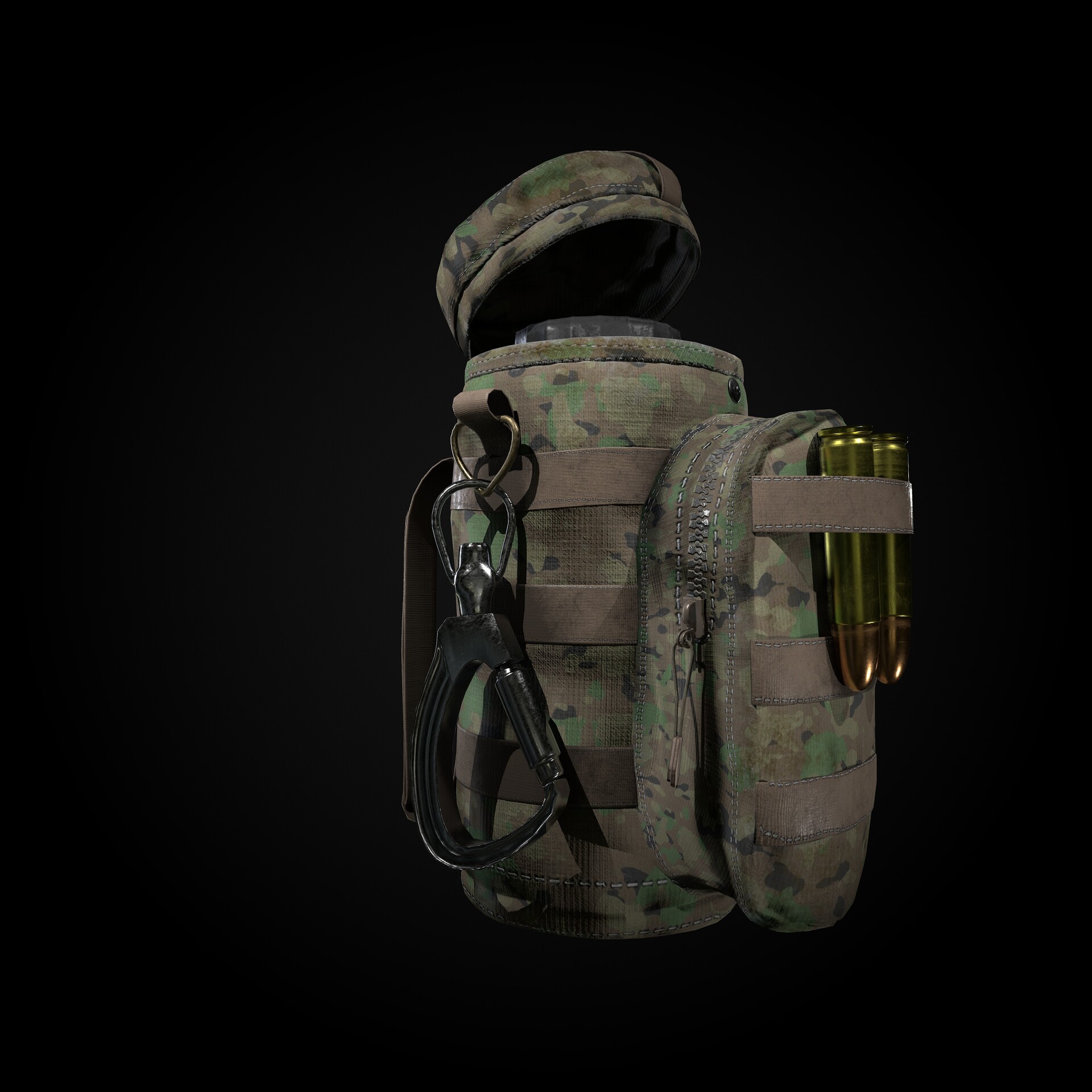 Hanan Haider - Military Water Bottle Pouch with First Aid Kit | Game ...