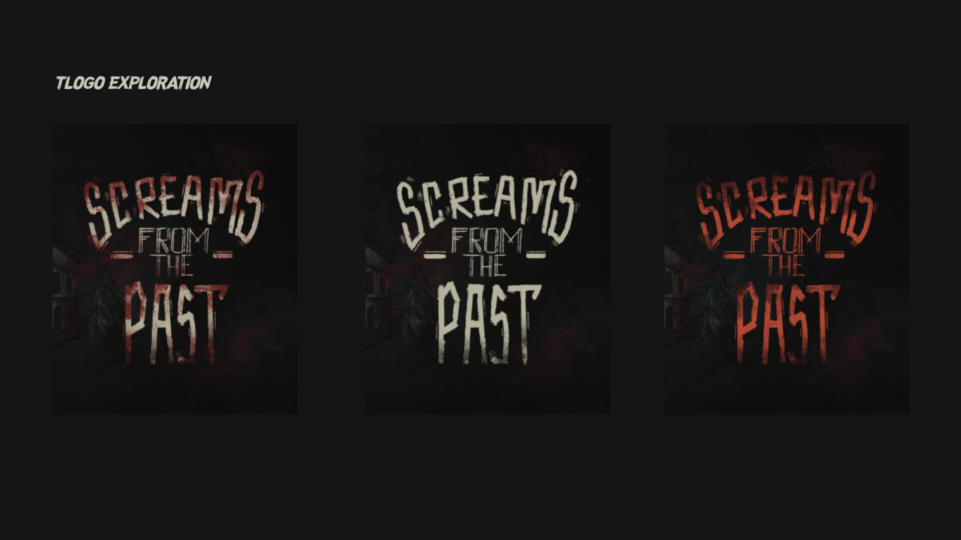 Deborah Gomes - Screams From the Past - Game Cover + Tittle Design