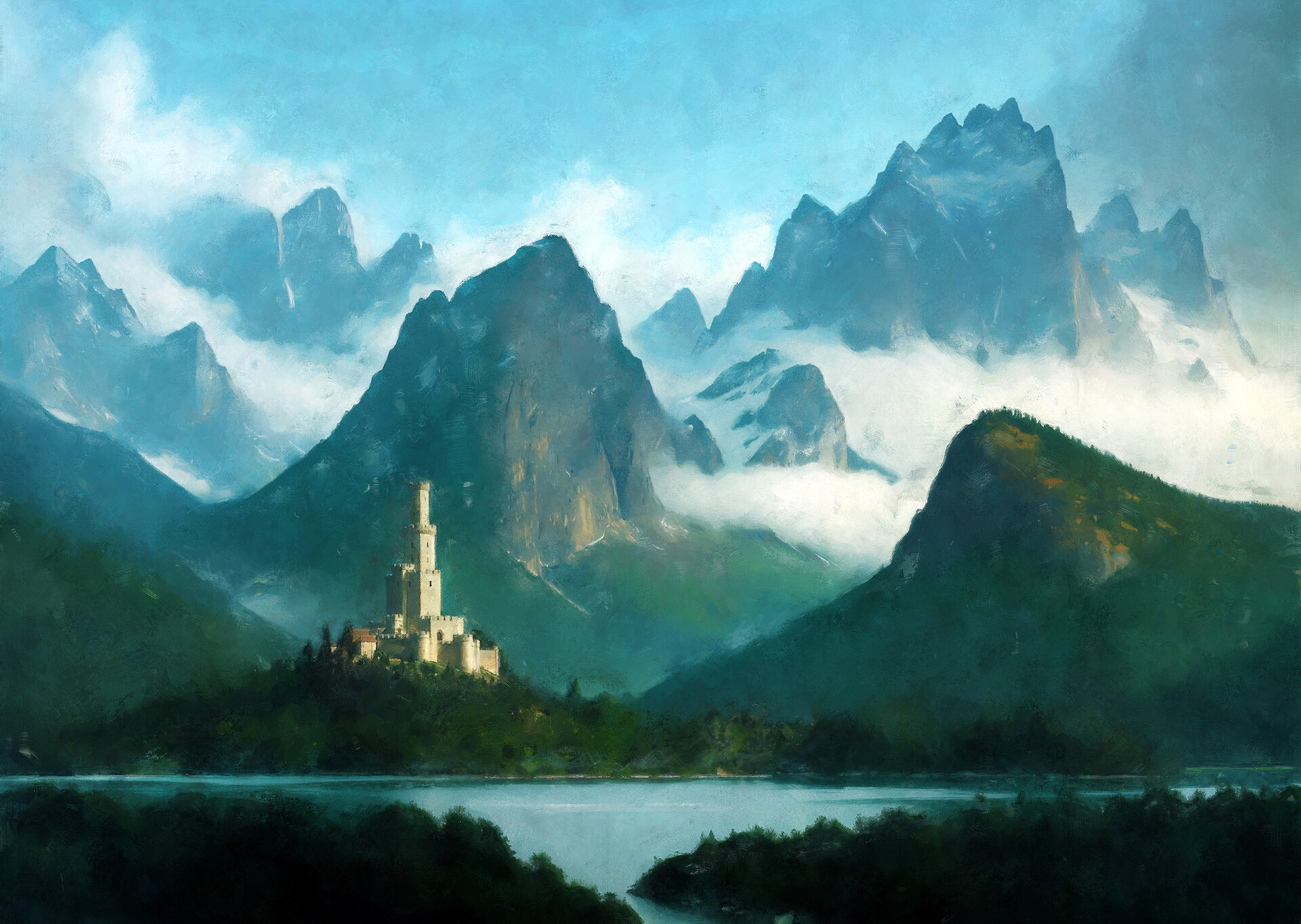 ArtStation - Valley Castle