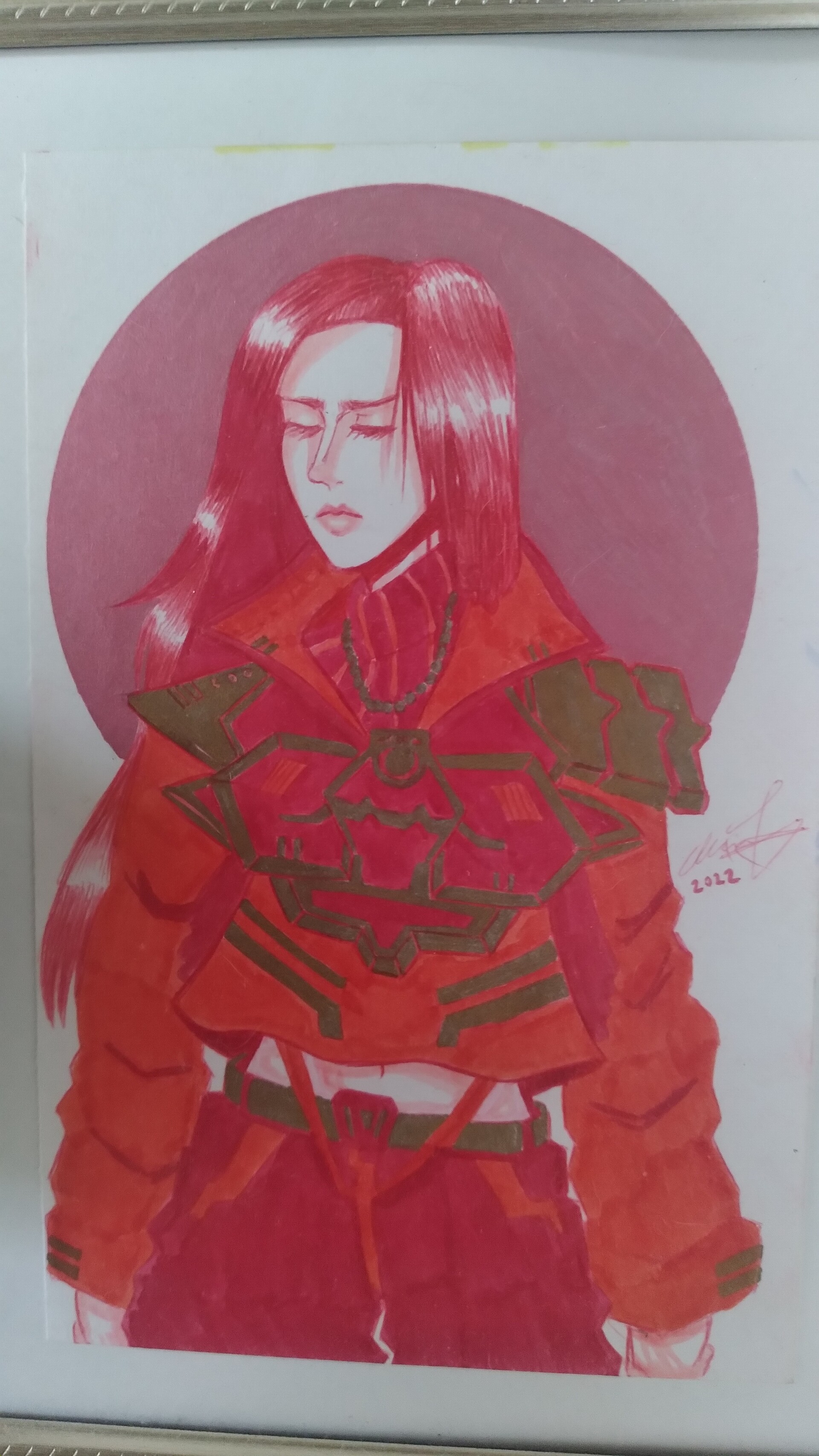 ArtStation - Soul Scream Character Concept- Caliana (Framed)