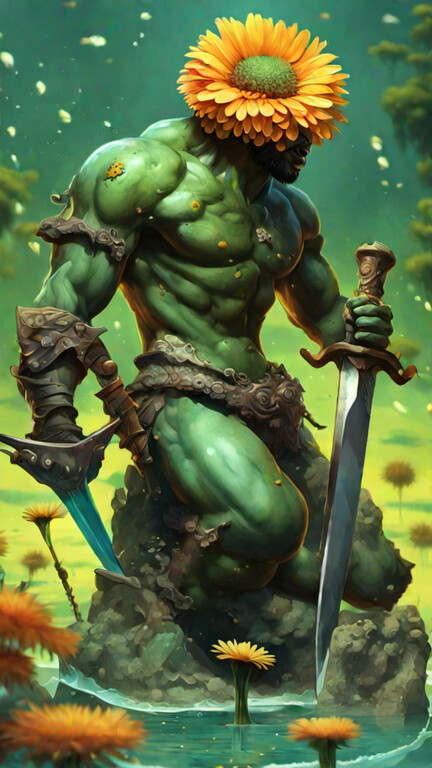ArtStation - flower giant