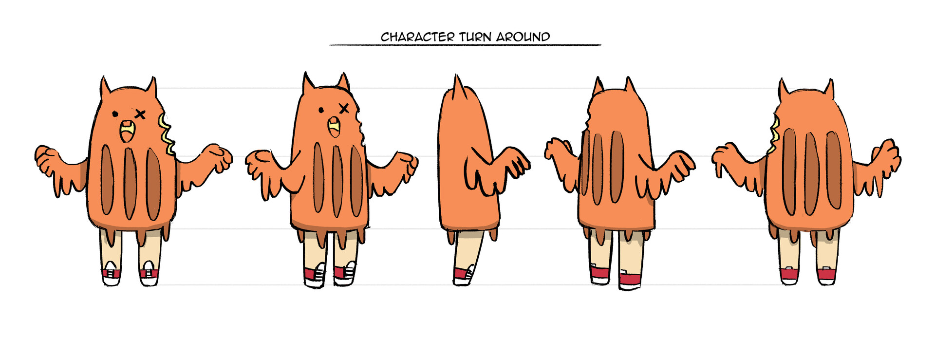 Thabang Martins - Ice-scream turn around (first year Preproduction work)