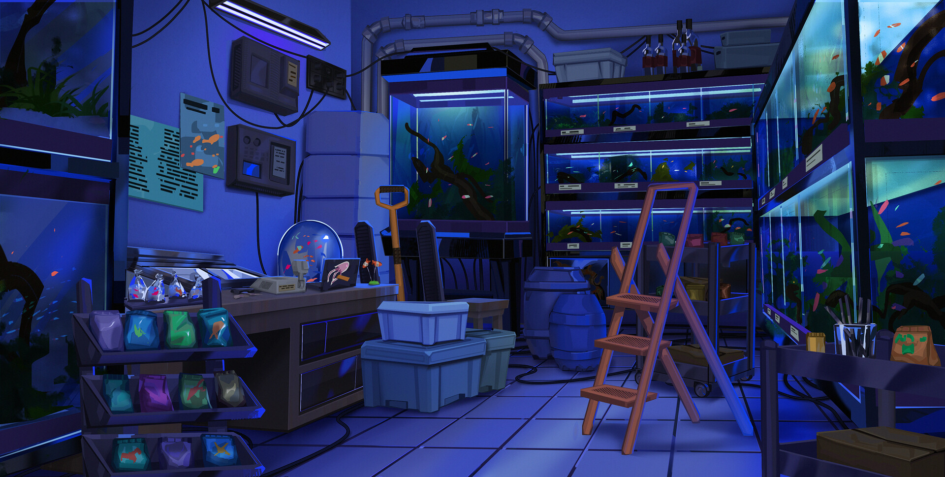 ArtStation - Aquarium Store