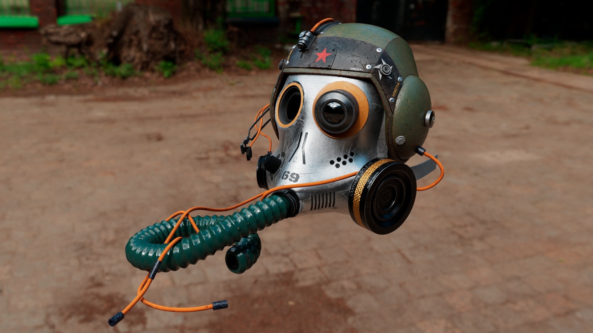 ArtStation - Army Pilot Helmet 3D Model