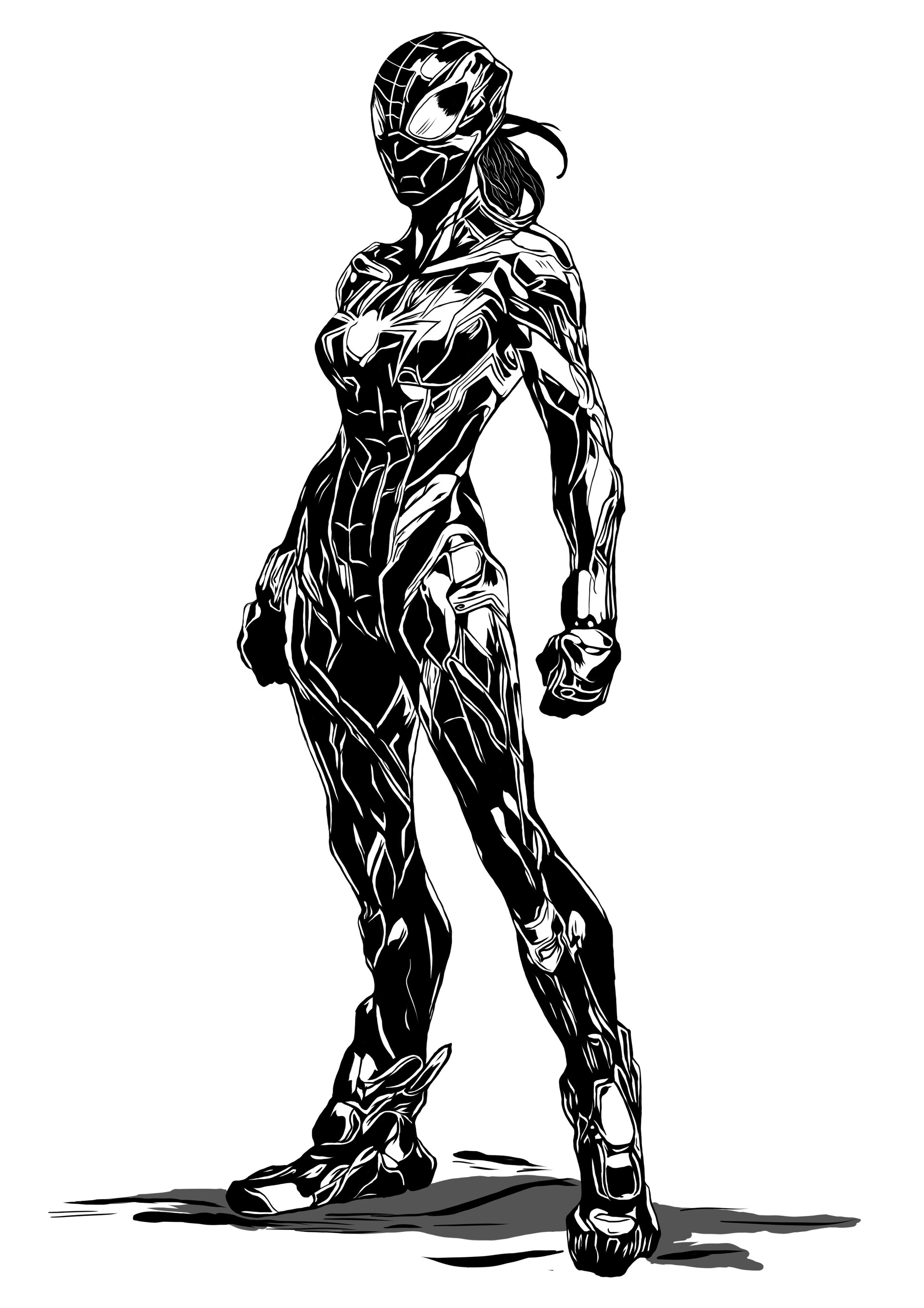 ArtStation - cyber girl